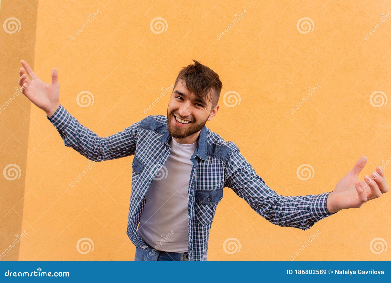 Happy Man Makes a Hand Gesture Stock Image - Image of romance, adult ...