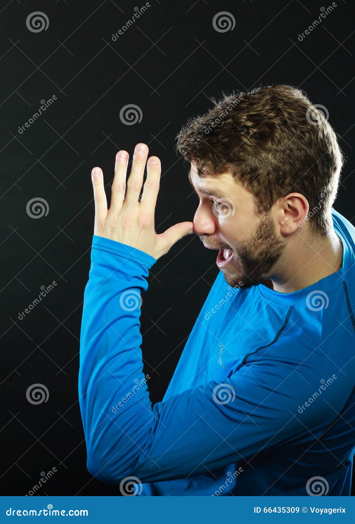 Happy Man Mocking Having Fun Playing the Fool. Stock Image - Image of ...