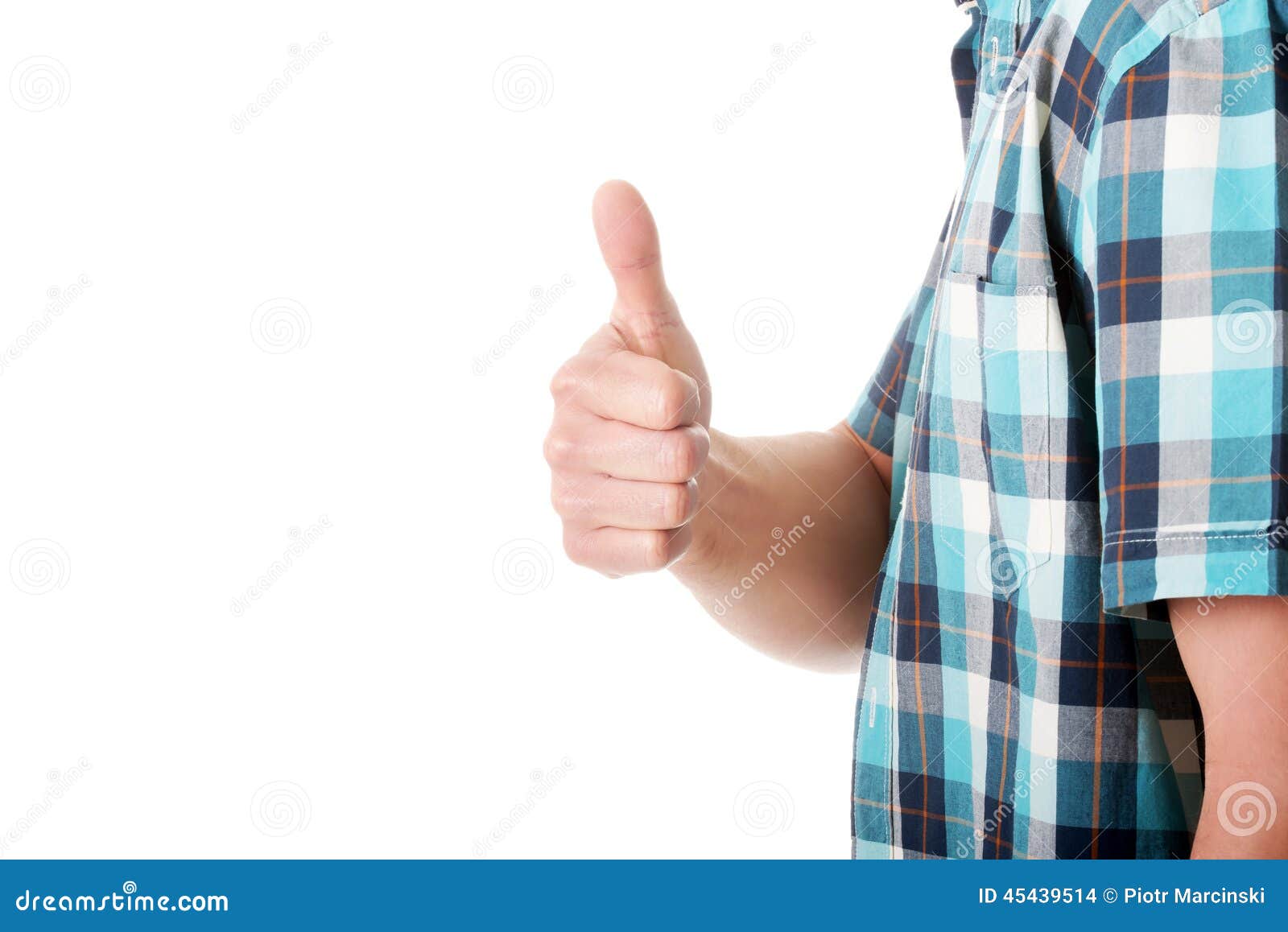 Happy Man with Ok Hand Sign Stock Photo - Image of gesture, isolated ...