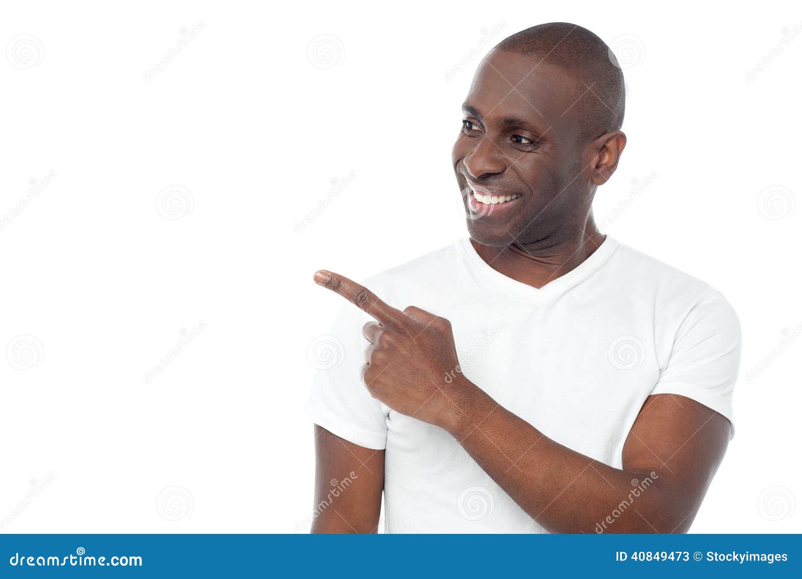 Happy Man Pointing at Something Stock Image - Image of hand, male: 40849473 Happy Man Pointing at Something Stock Image - Image of hand, male: 40849473