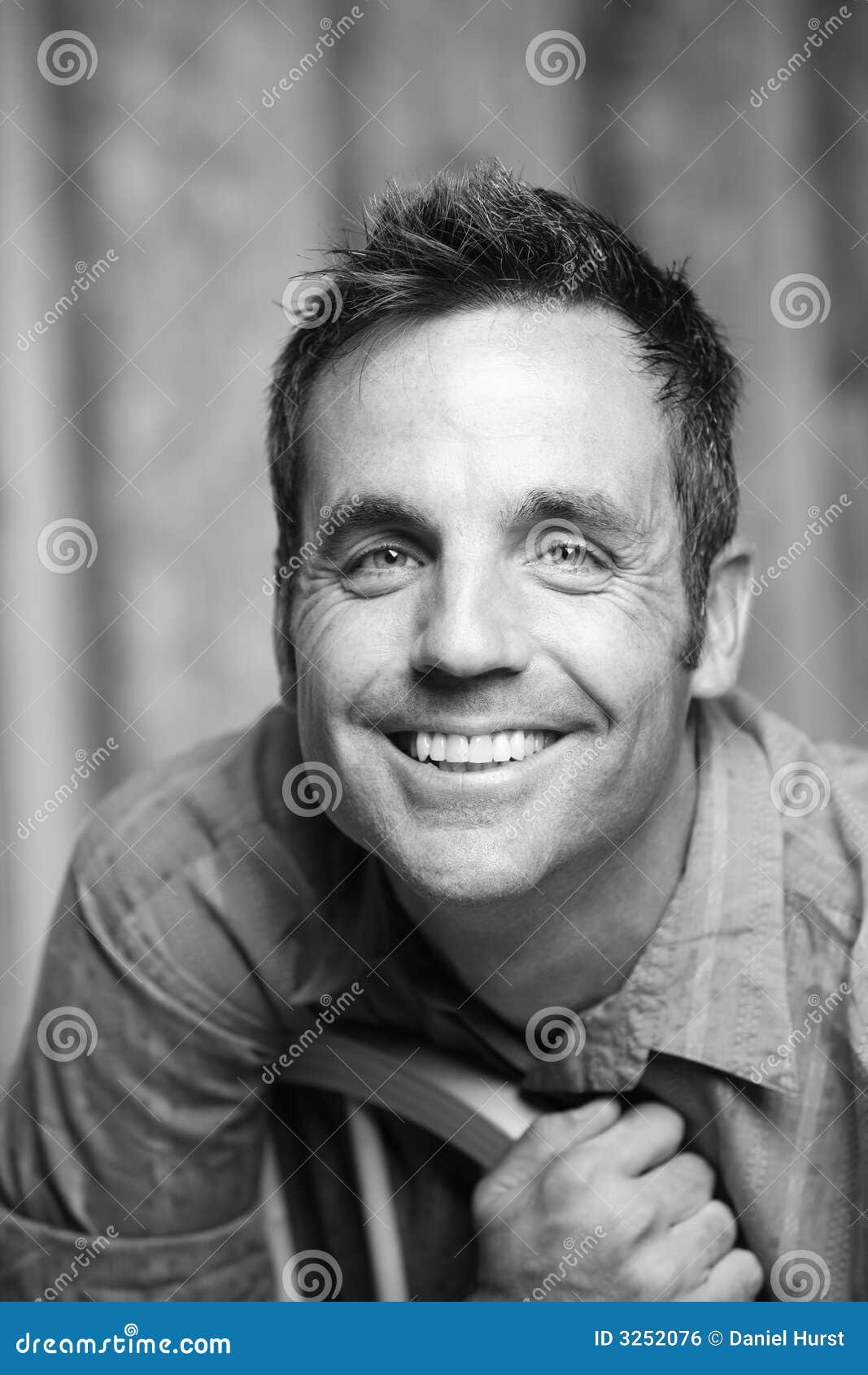 Happy man portrait stock photo. Image of smiling, casual - 3252076