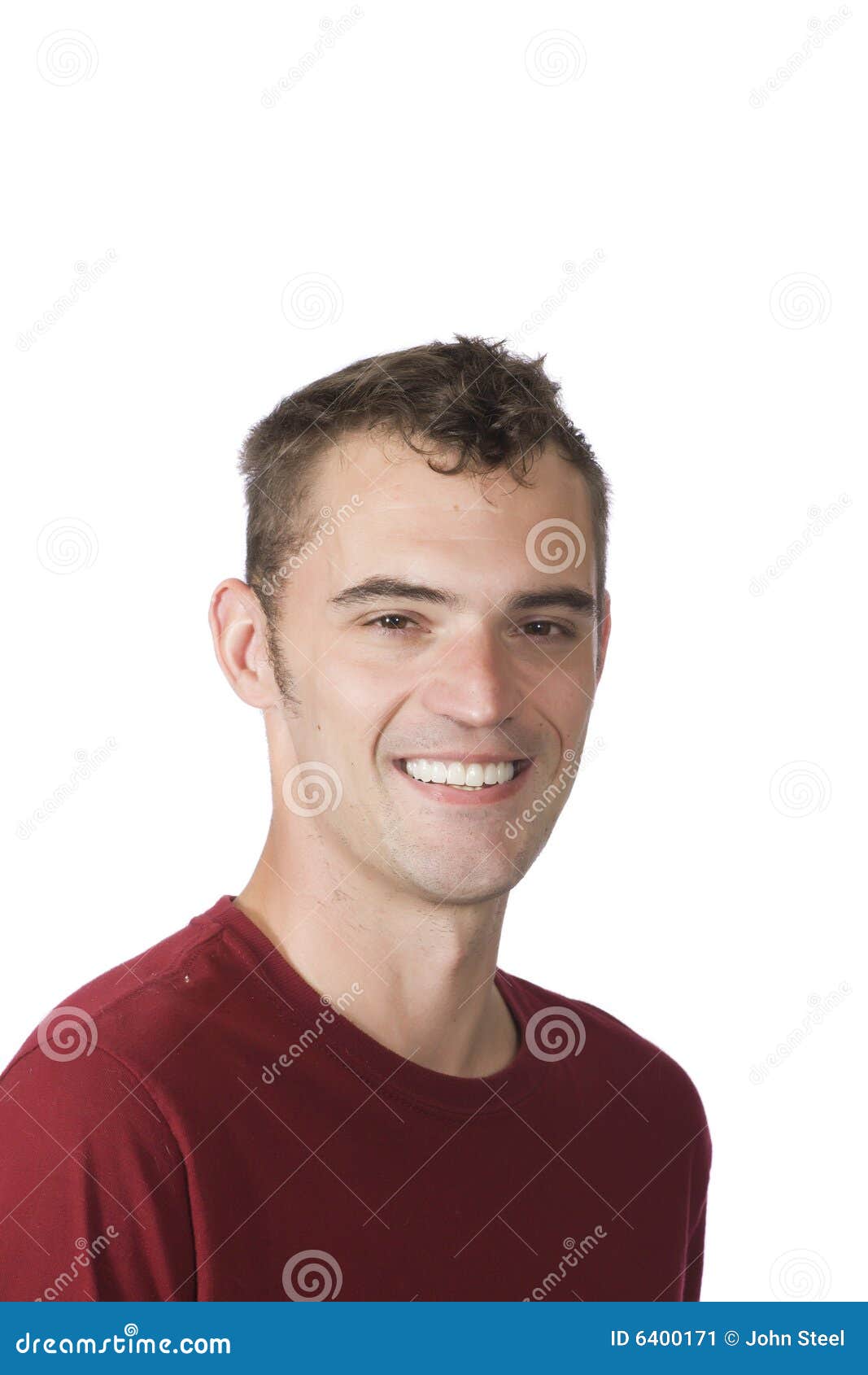 Happy man portrait stock image. Image of male, background - 6400171