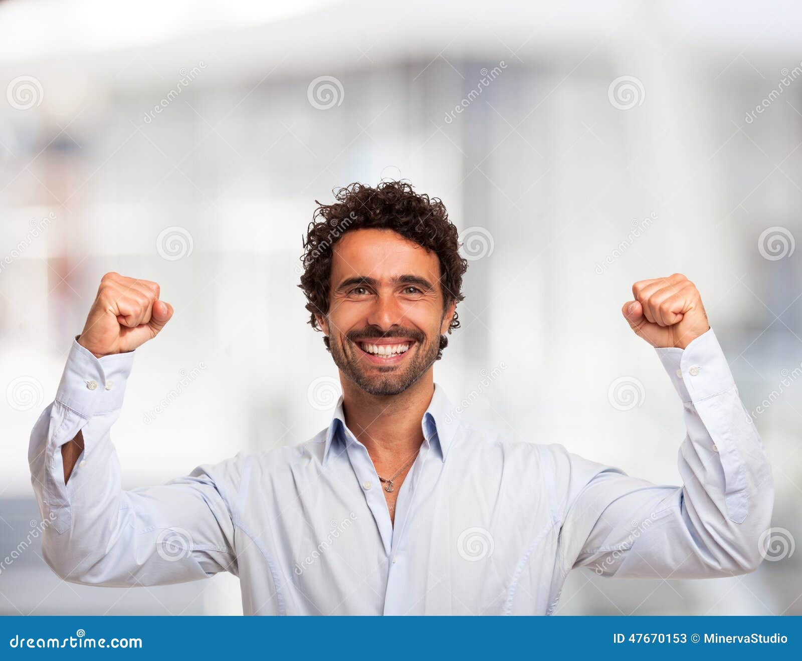 Happy man portrait stock image. Image of businessman - 47670153