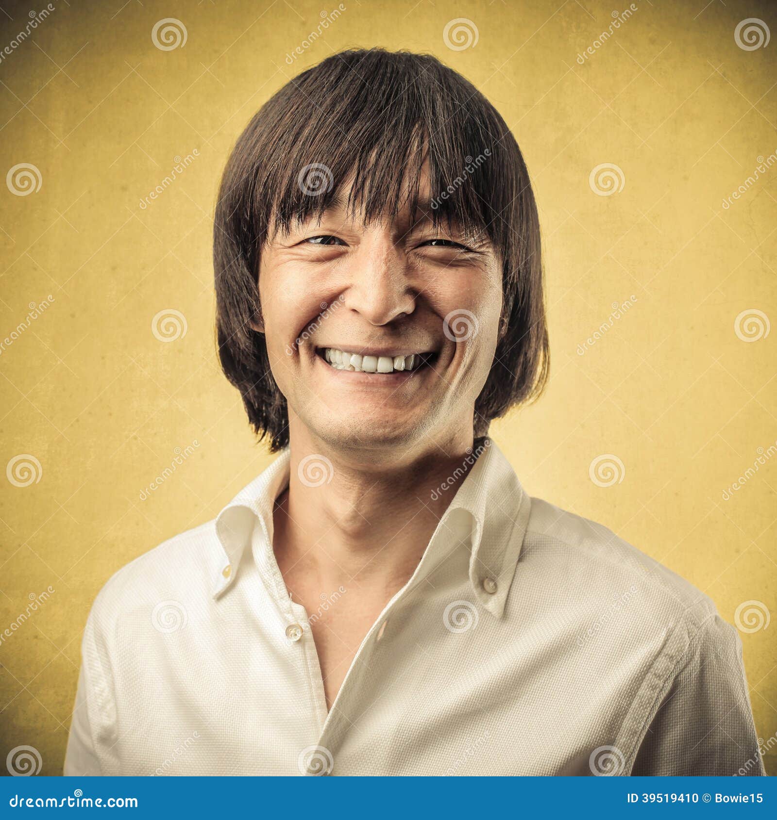 Happy man smiling stock photo. Image of jolly, smiley - 39519410