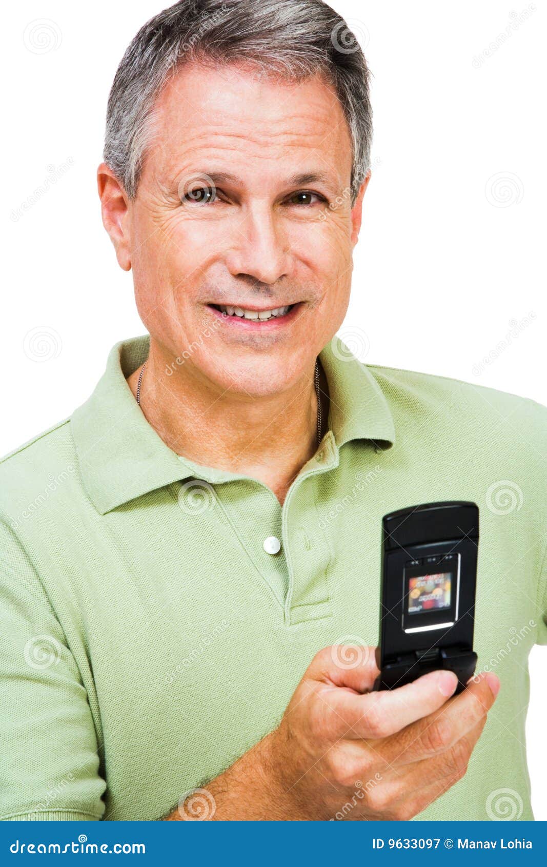 Happy man text messaging stock image. Image of communicating - 9633097