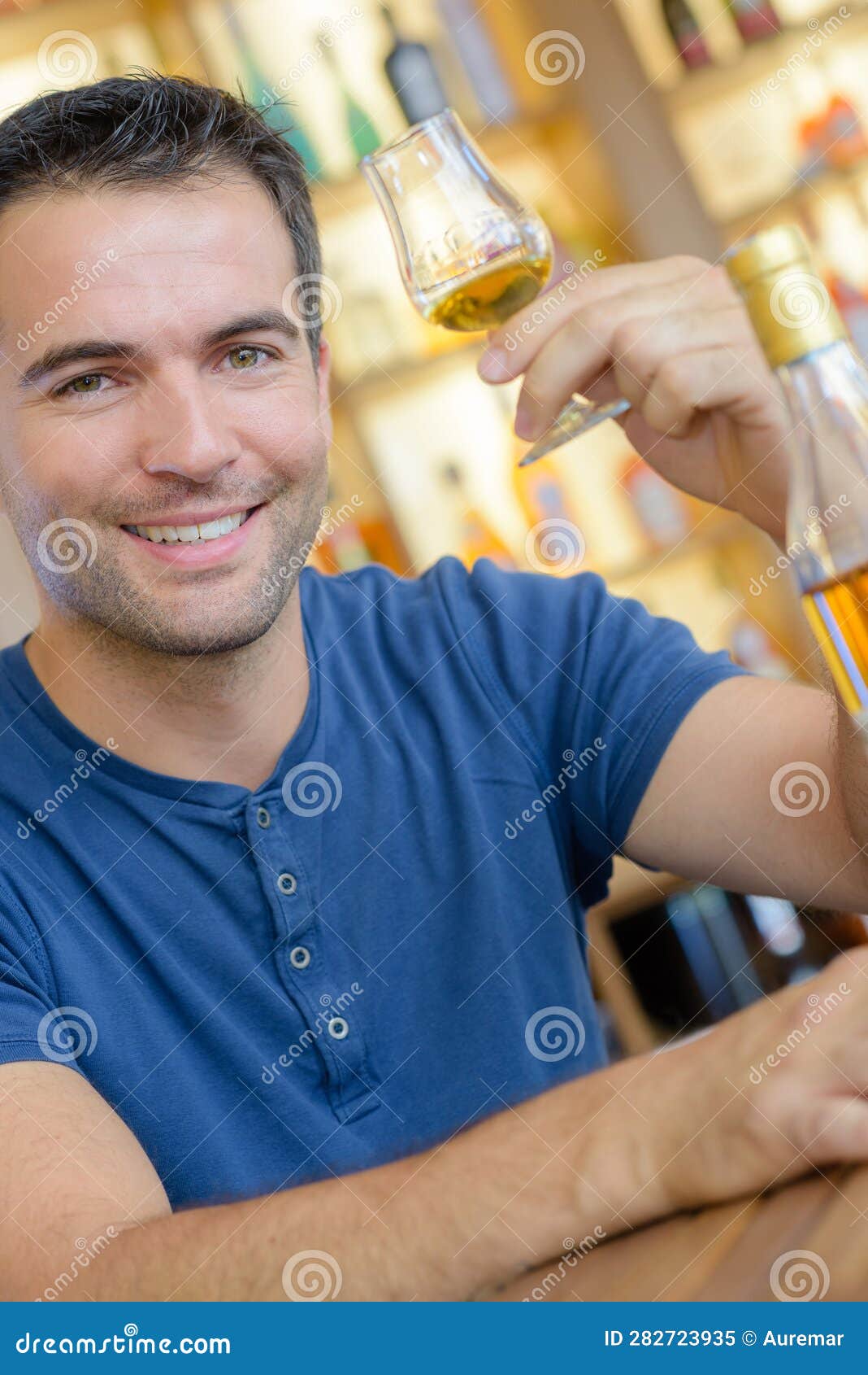 Happy man toast and pose stock image. Image of celebration - 282723935