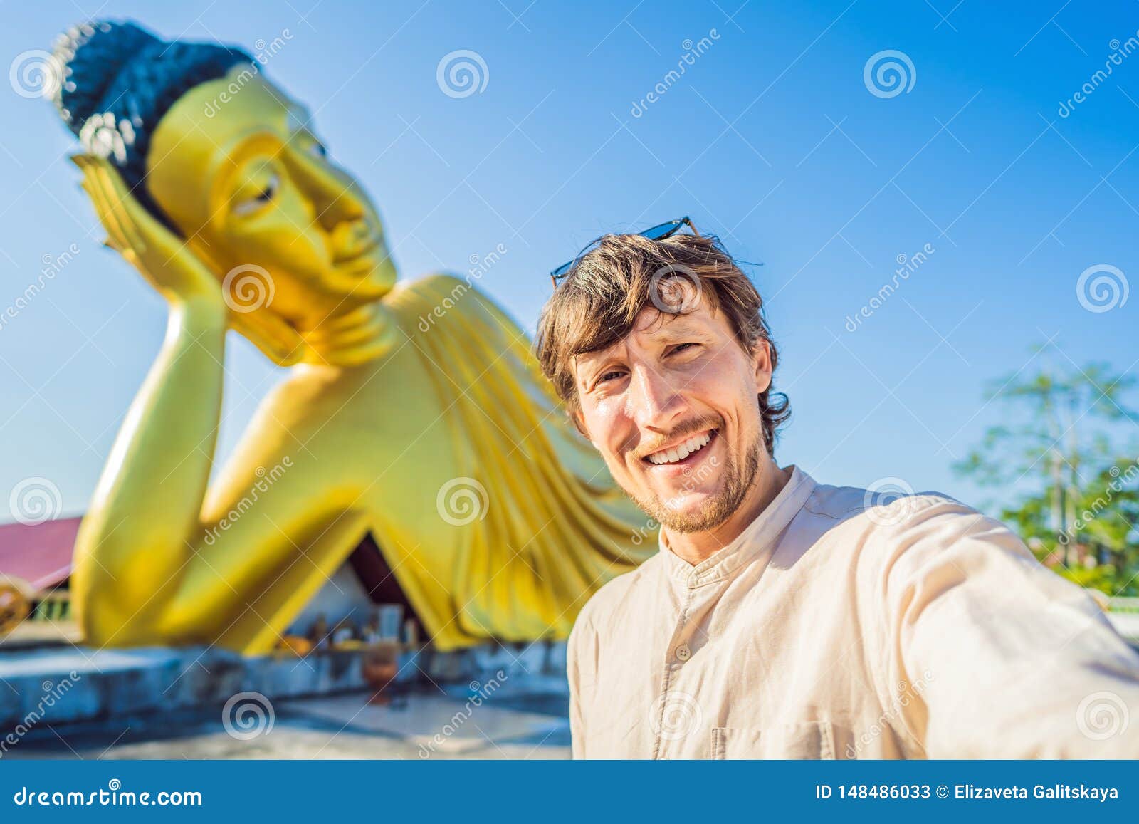 Happy Man Statue