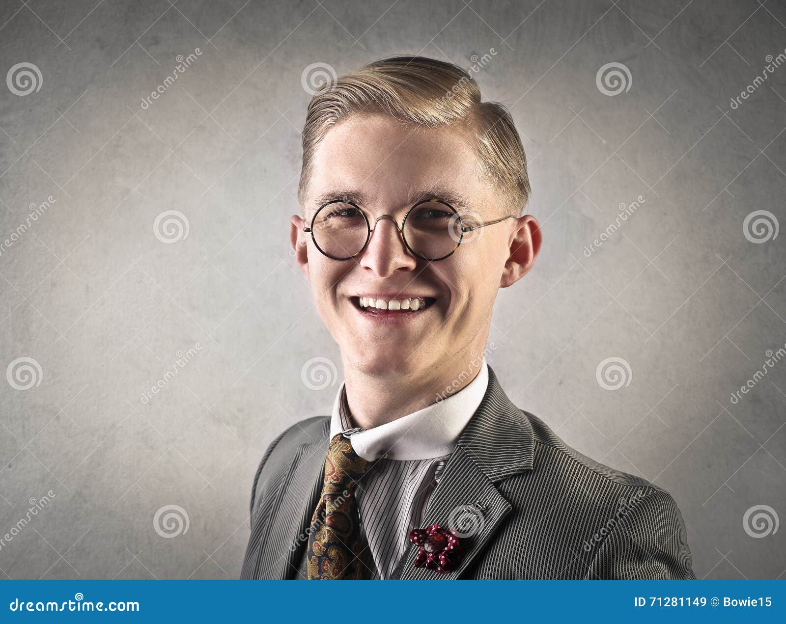 Happy man stock image. Image of glasses, business, people - 71281149