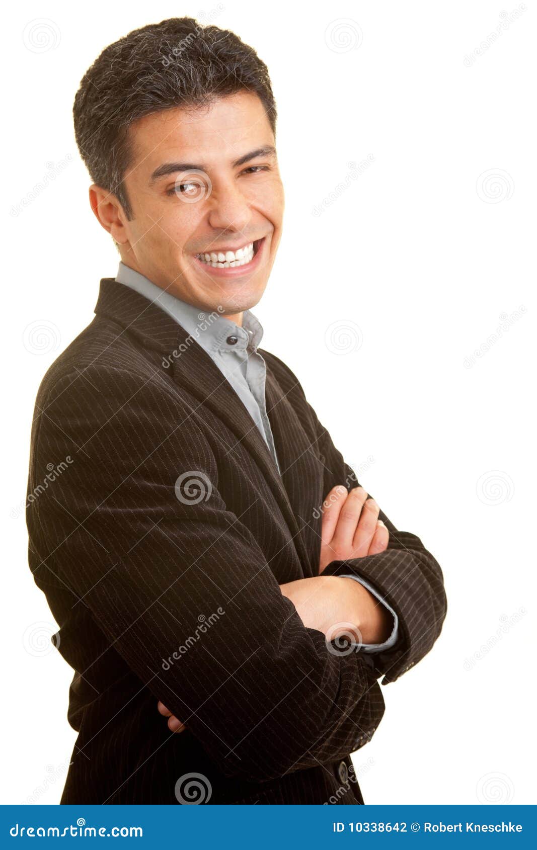 Happy manager stock photo. Image of manager, denture - 10338642