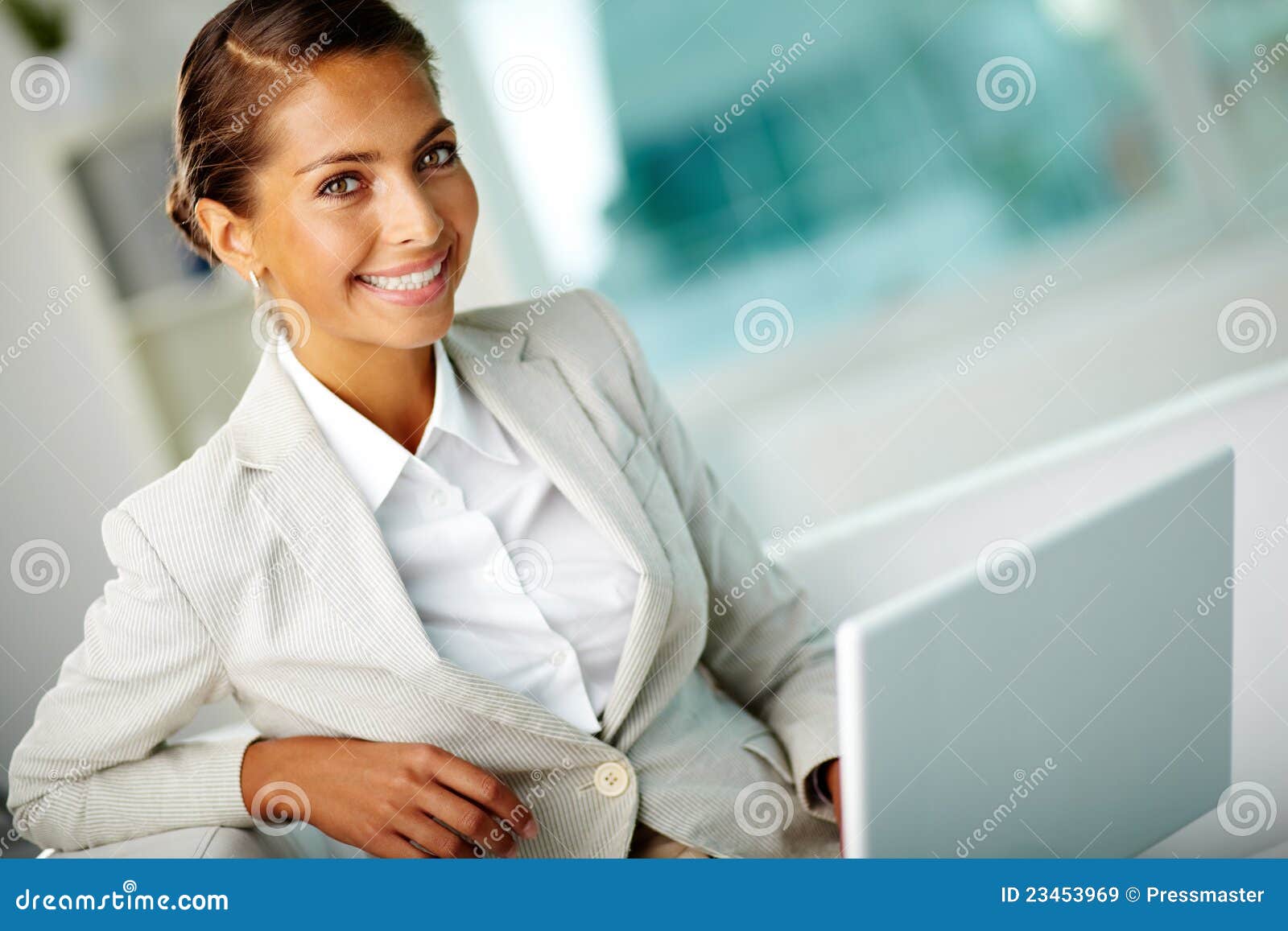Happy manager stock image. Image of business, lovely - 23453969