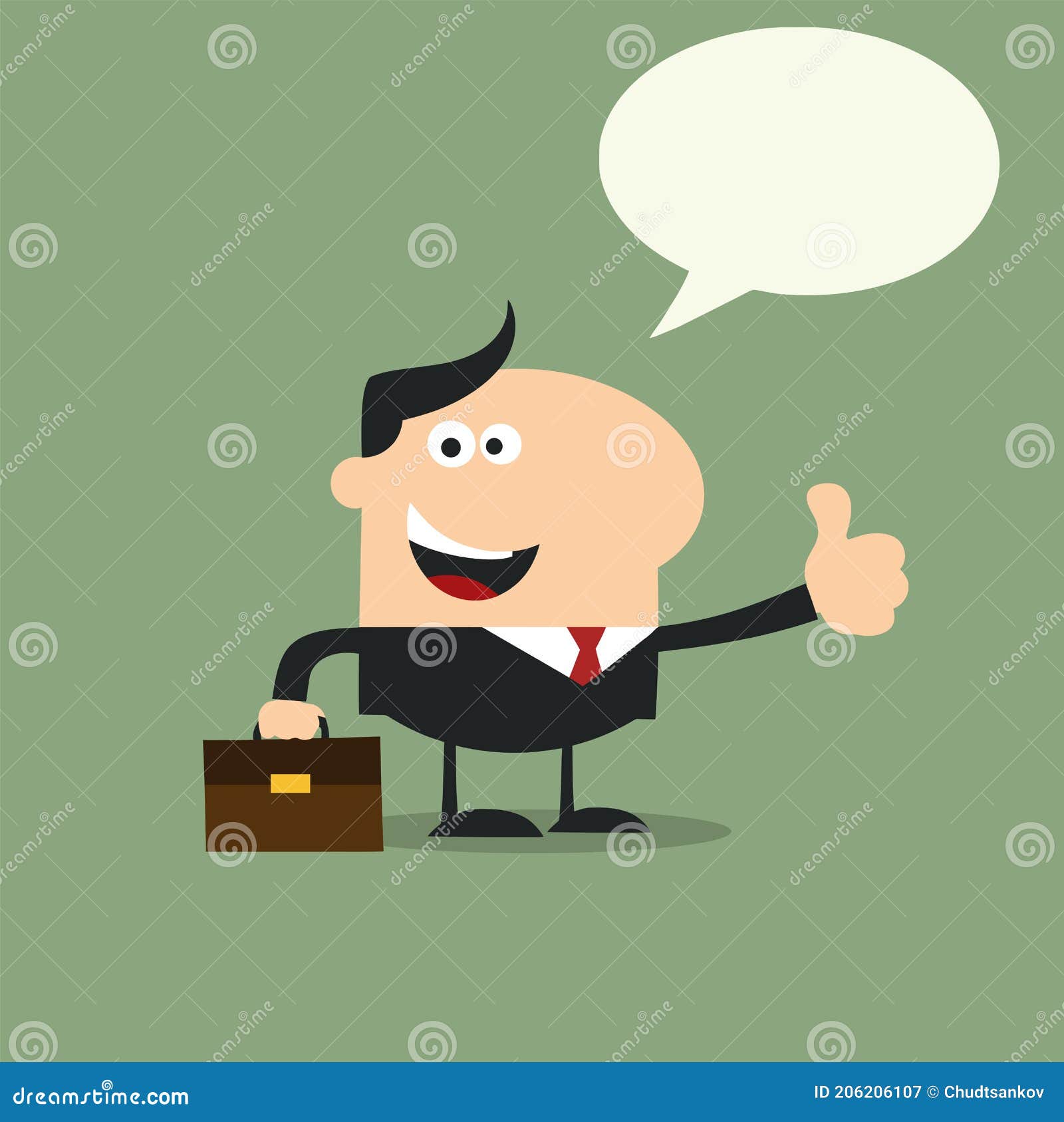 Happy Manager Sits In A Chair With His Feet On The Table Cartoon Vector ...