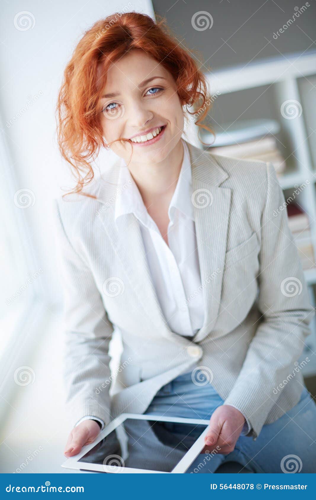 Happy manager stock photo. Image of inside, caucasian - 56448078