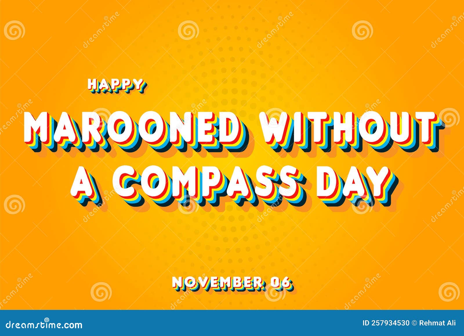 Happy Marooned without a Compass Day, November 06. Calendar of November ...