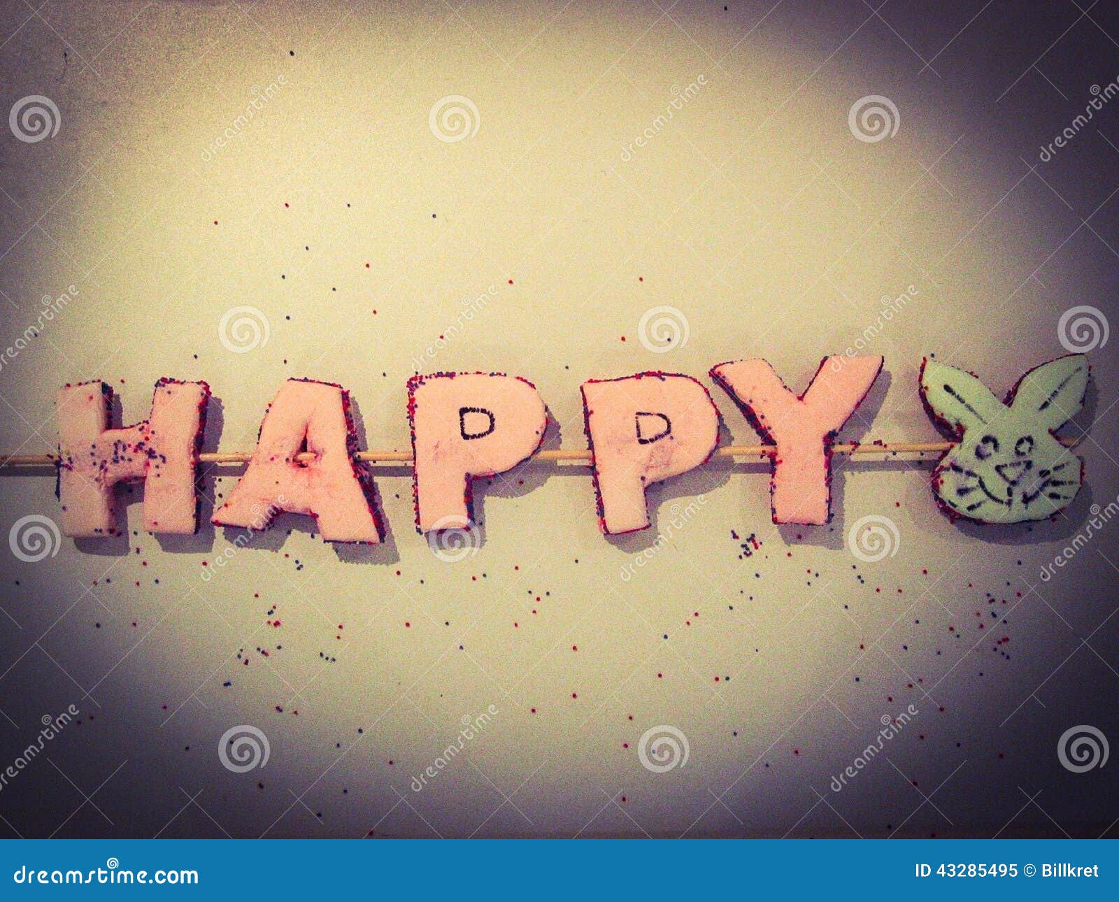 Happy stock image. Image of marsmallow, happiness, letters - 43285495