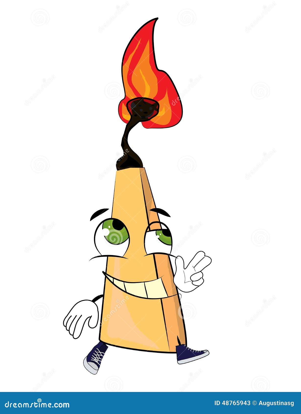 Happy Match Cartoon Stock Illustration | CartoonDealer.com #48765943