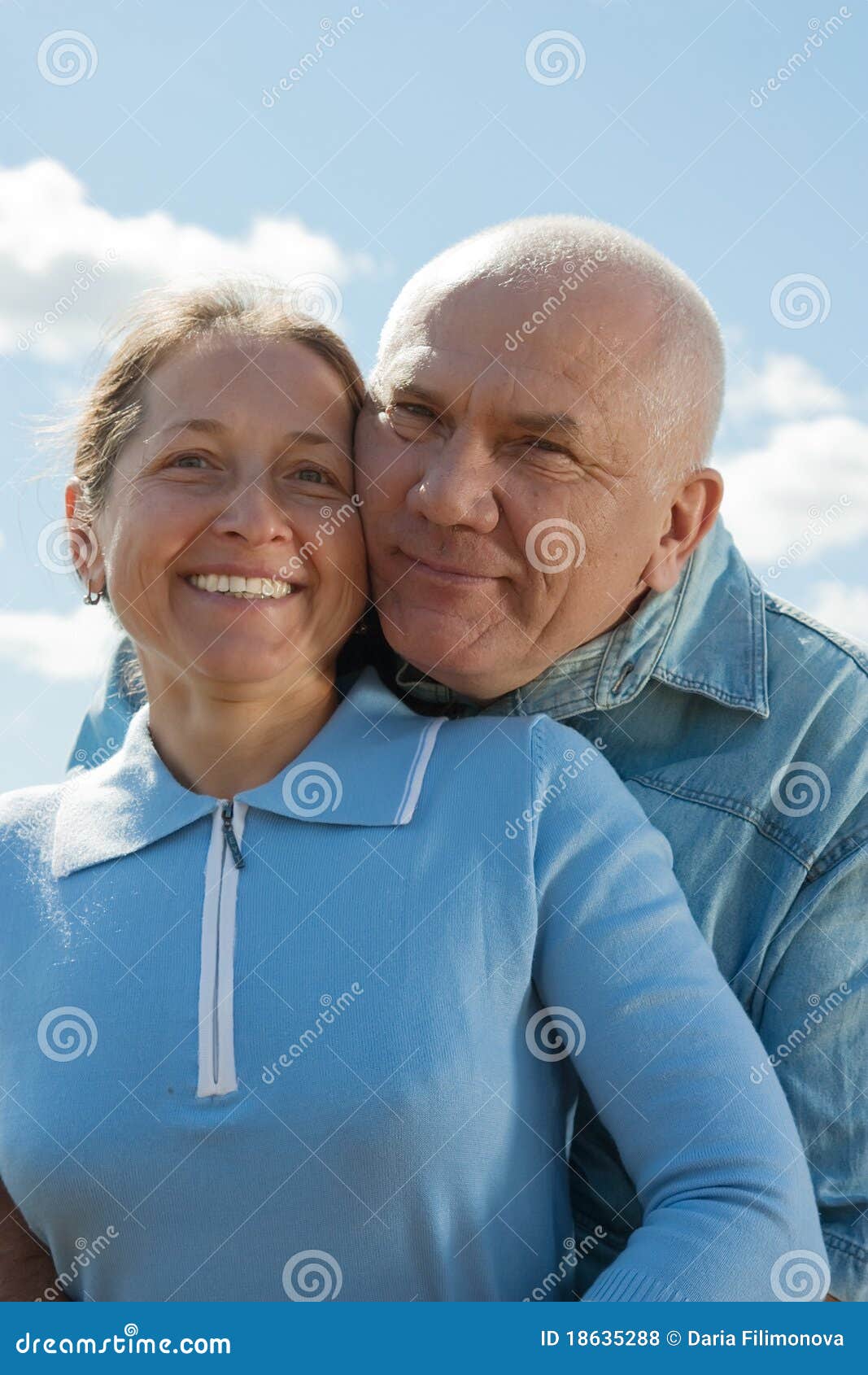 Happy mature couple stock photo. Image of husband, portrait - 18635288