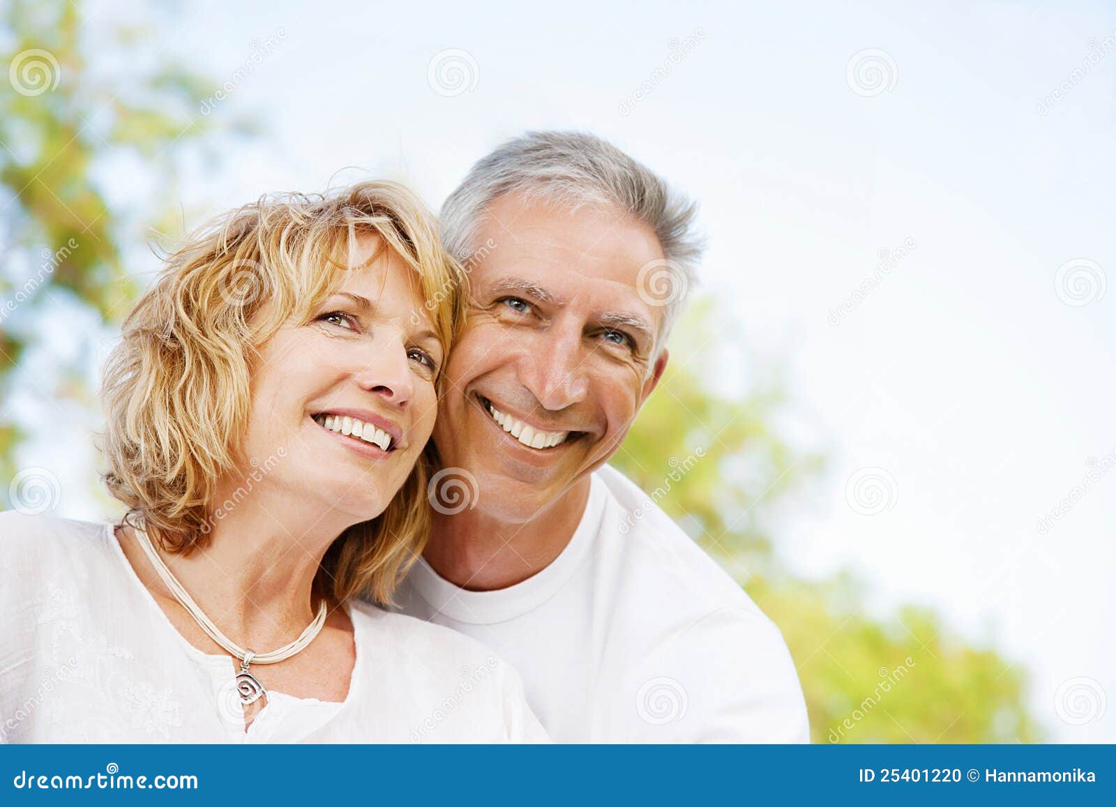 Happy Mature Couple Outdoors Stock Photo - Image of healthy, female ...