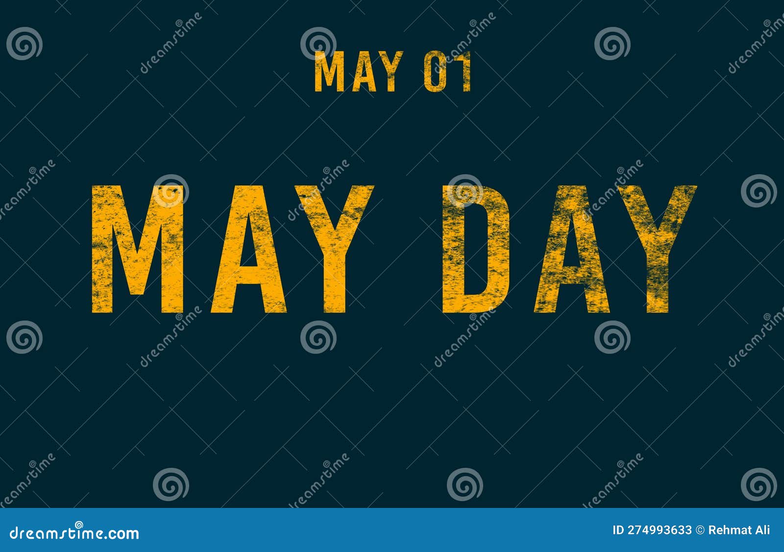 Happy May Day, May 01. Calendar of May Text Effect, Design Stock ...