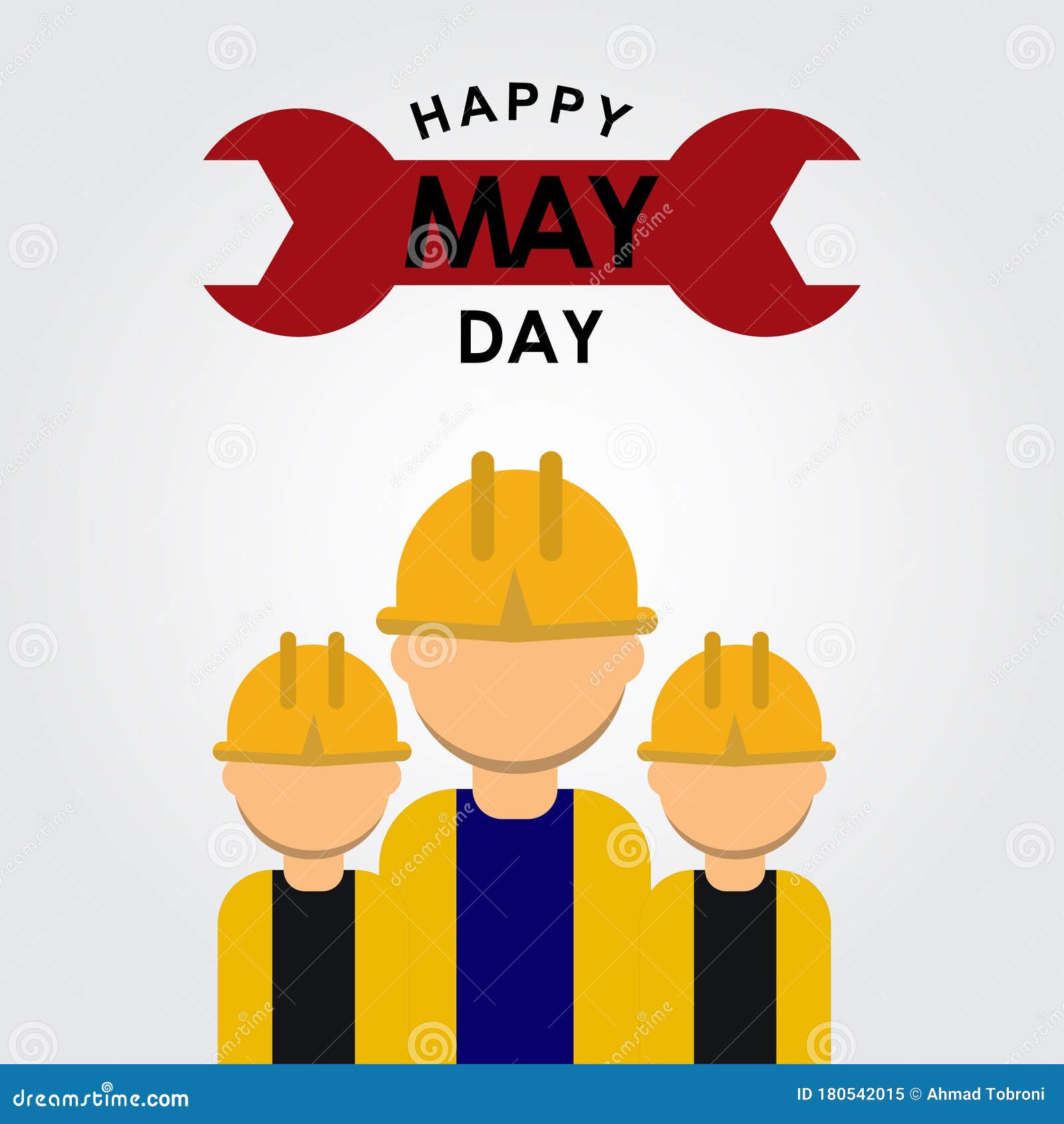 Happy May Day Logo Vector Template Design Illustration Stock Vector ...