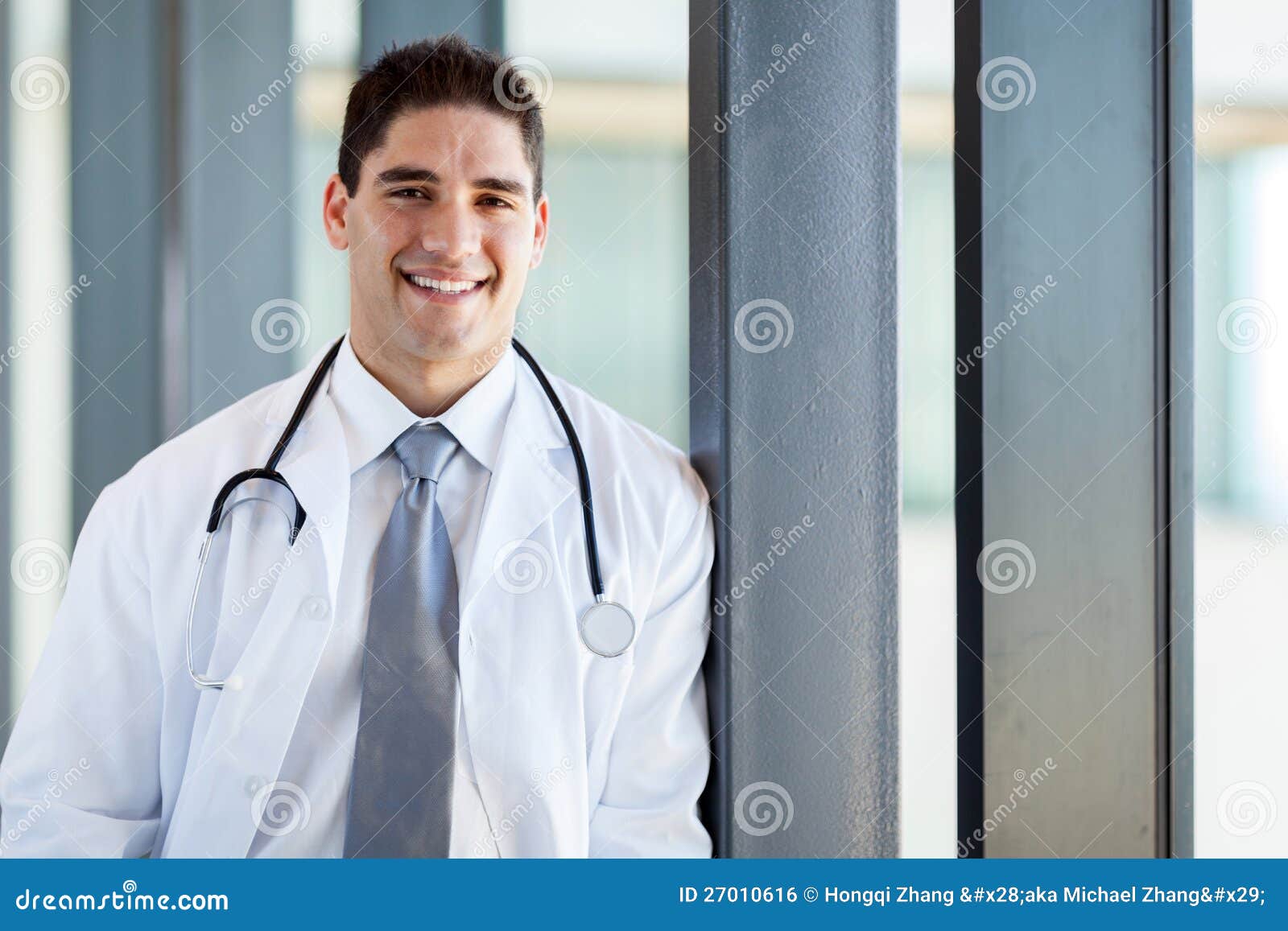 Happy medical doctor stock photo. Image of adult, male - 27010616