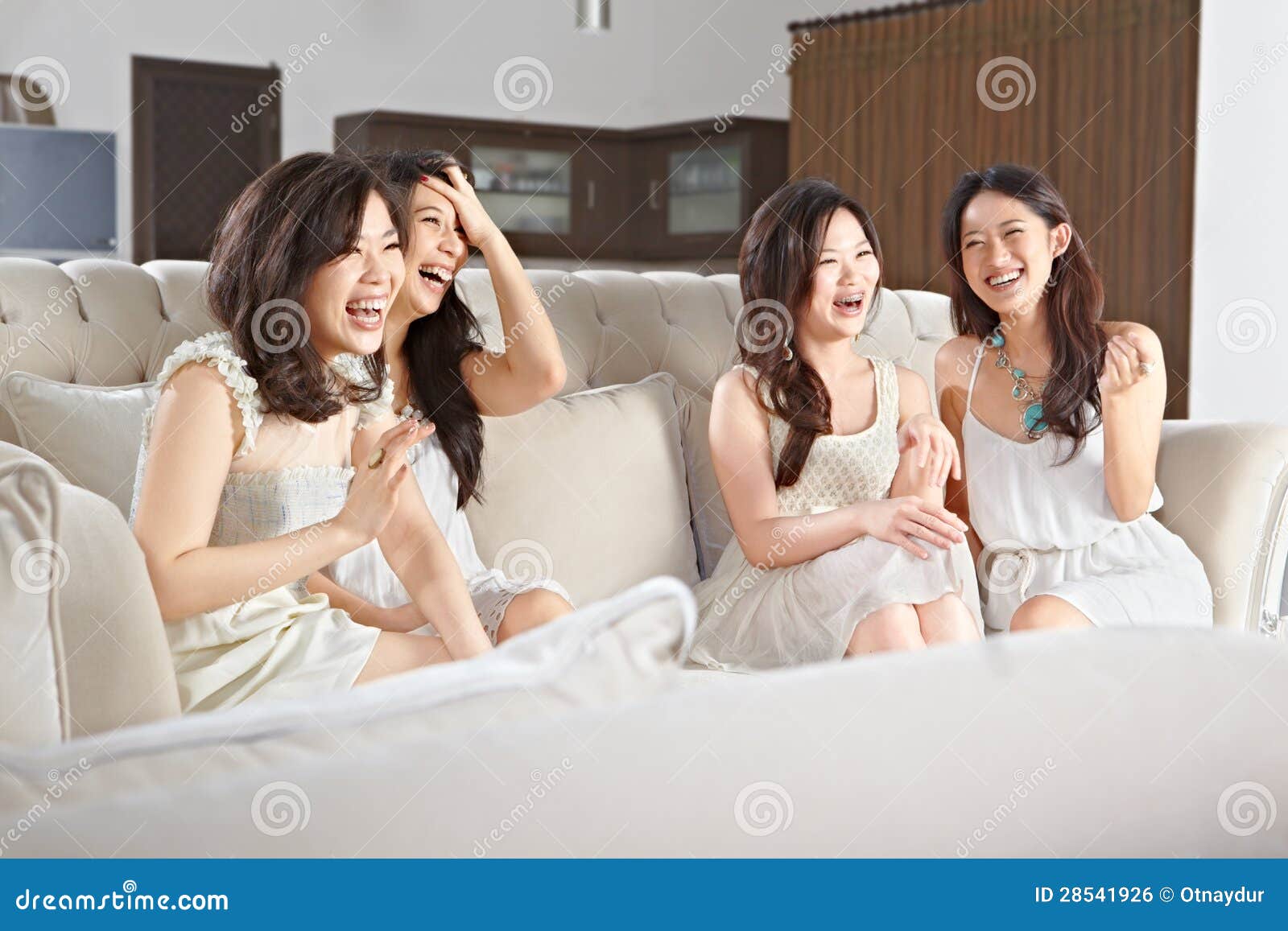 Happy meeting stock photo. Image of pretty, female, wine - 28541926