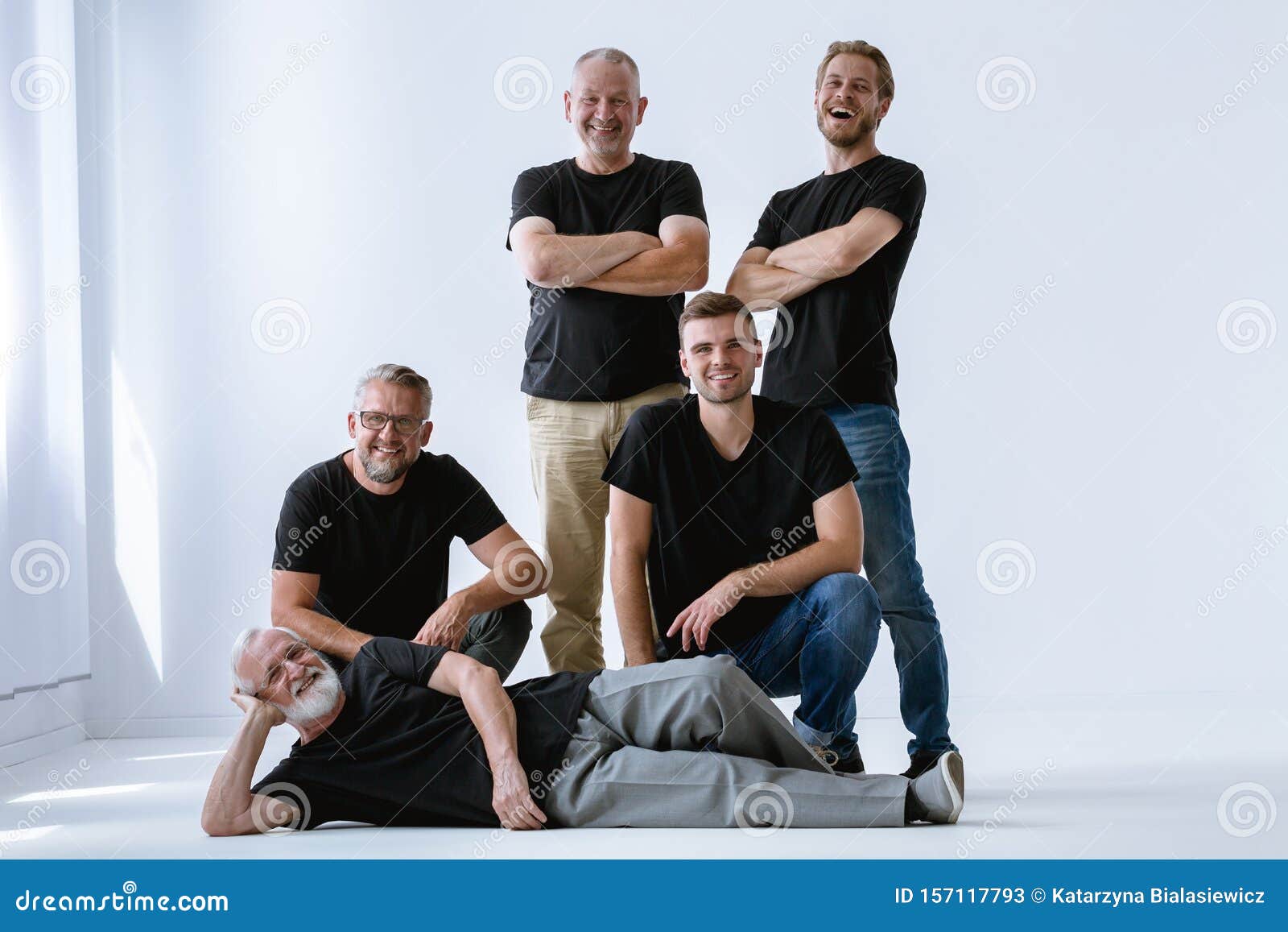 Happy men together stock image. Image of support, protest - 157117793