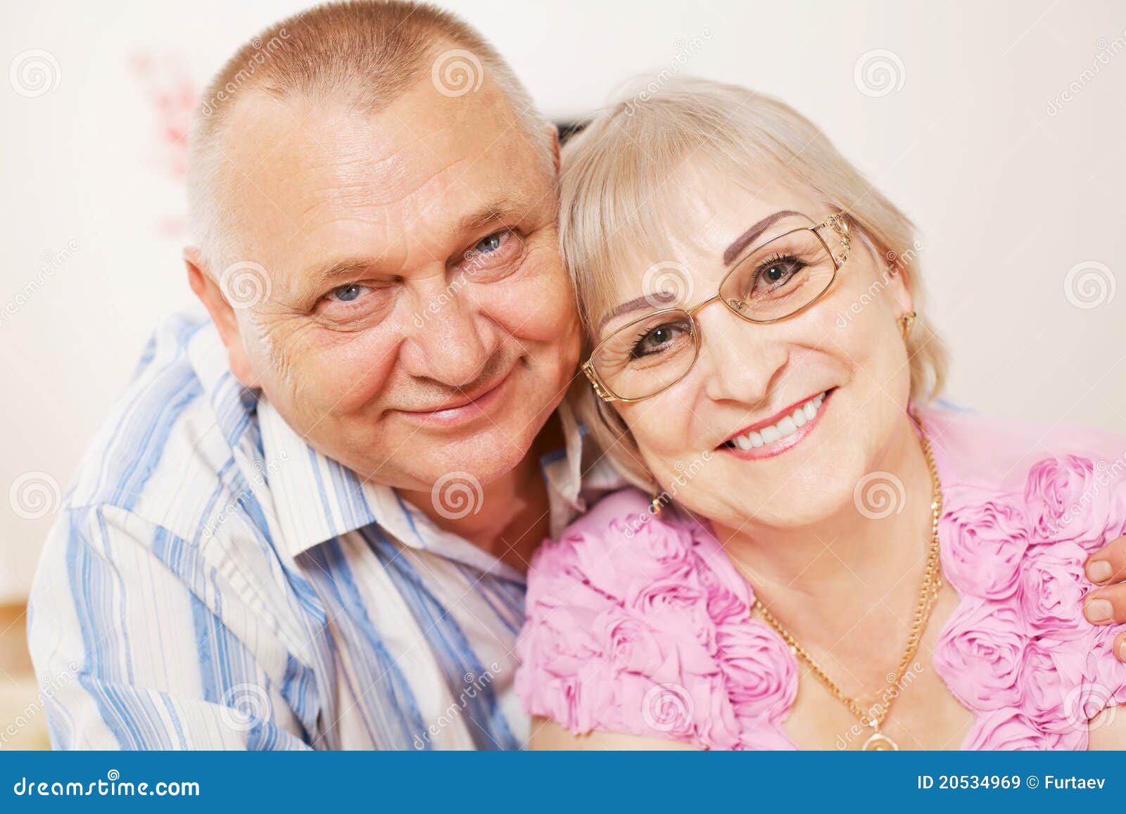 Happy Middle Aged Couple at Home Stock Image - Image of comfortable ...