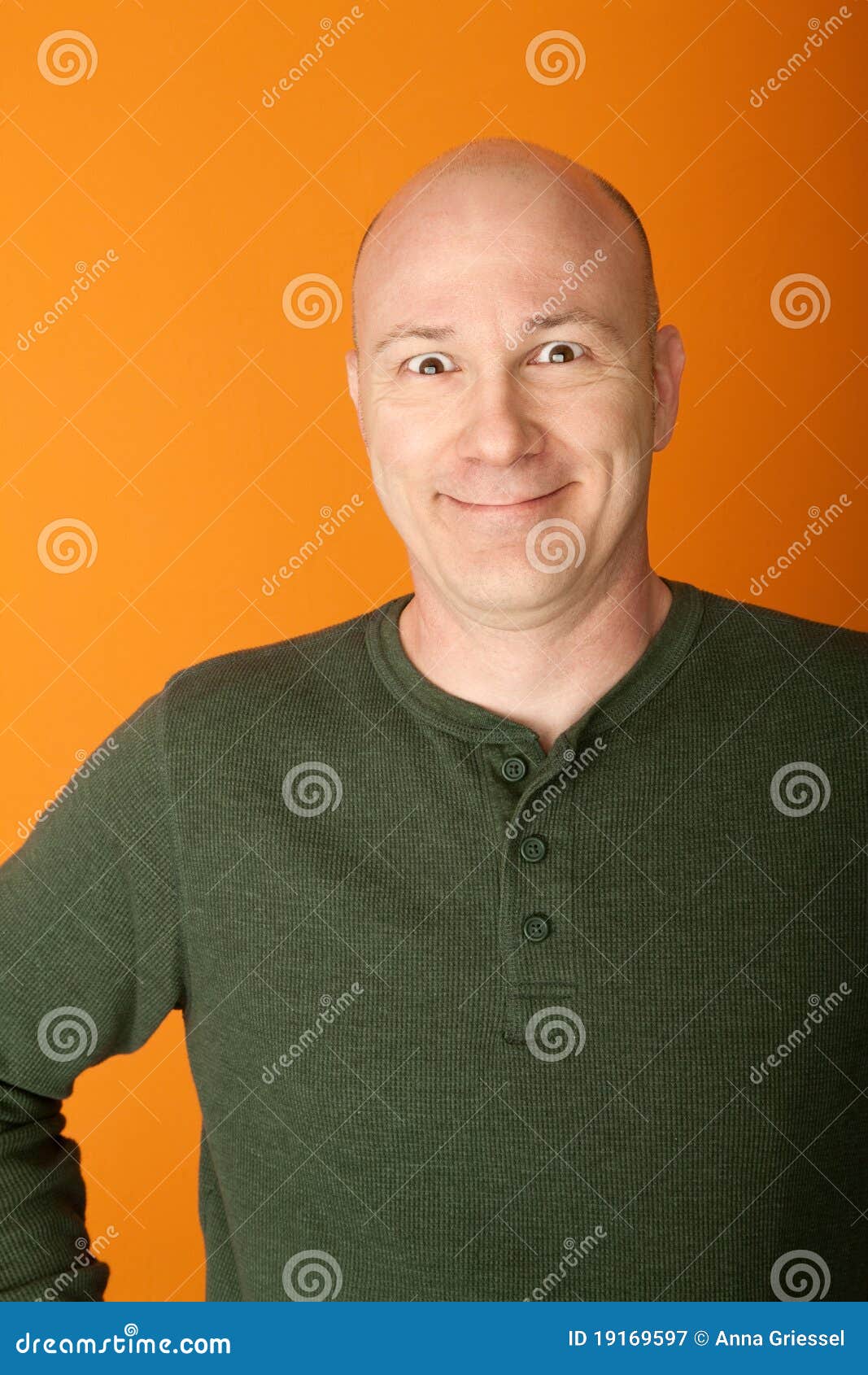 Happy Middle-aged Man stock image. Image of smile, emotion - 19169597
