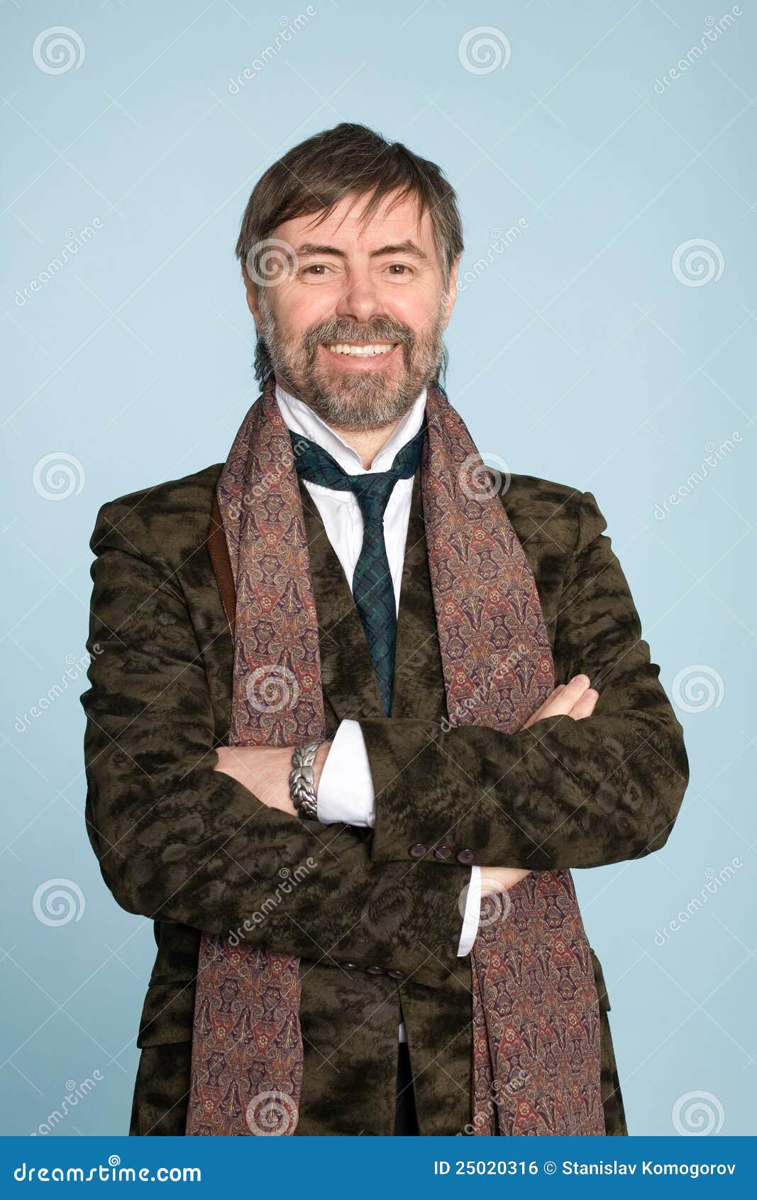 Happy middle aged man stock photo. Image of mustache - 25020316