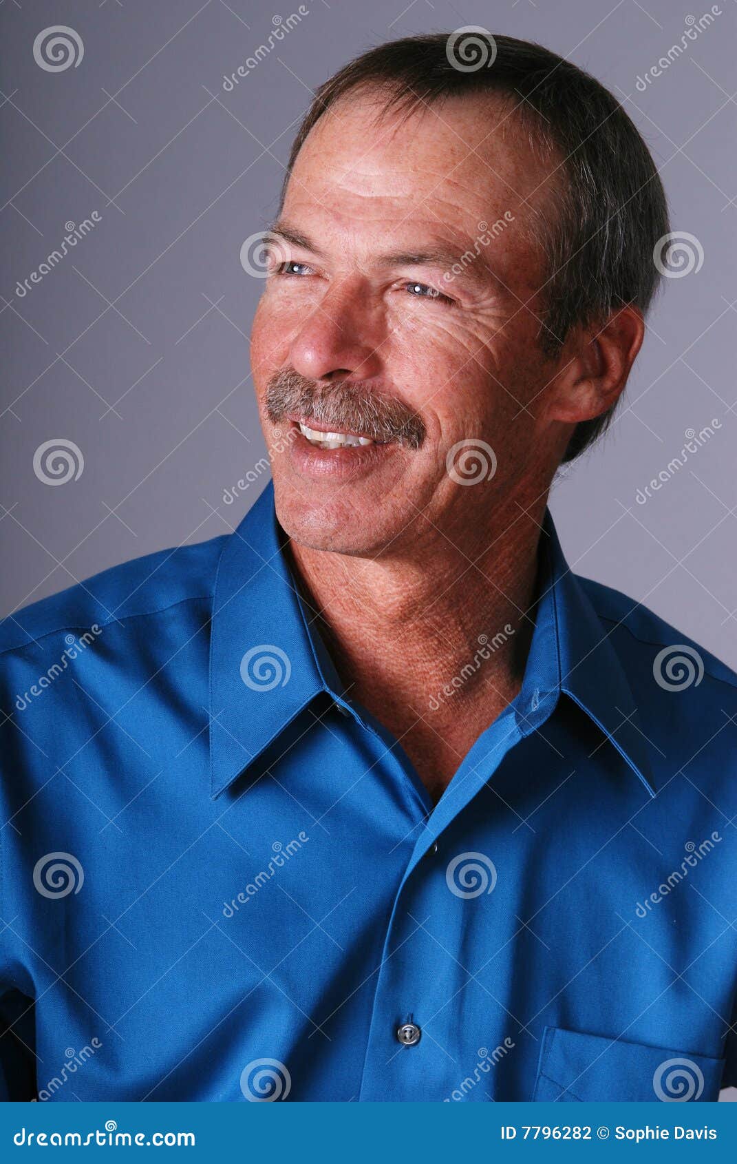 Happy middle aged man. stock photo. Image of brown, smiling - 7796282