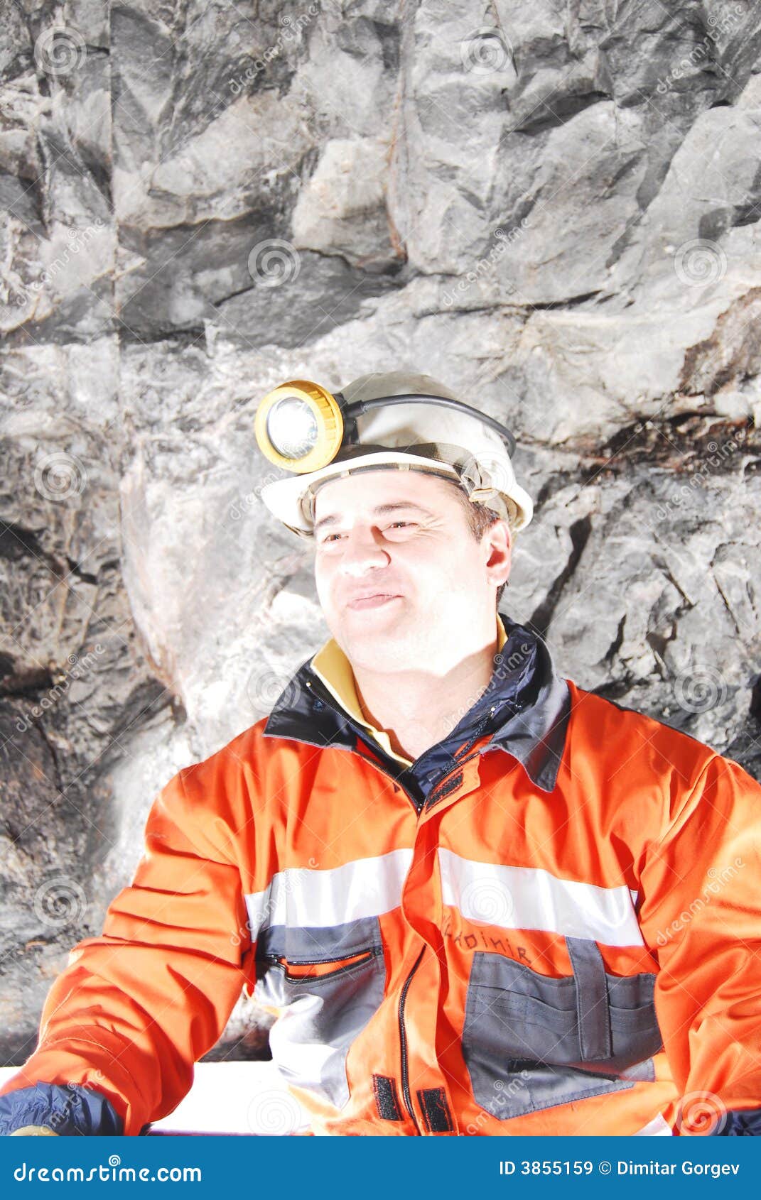Happy miner stock image. Image of fossil, busy, minerals - 3855159