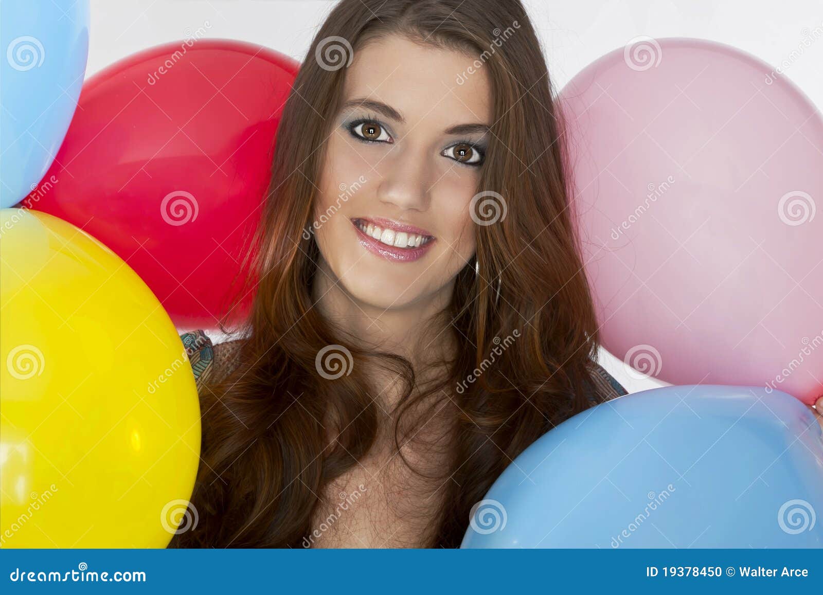 Happy Model stock photo. Image of colorful, lady, beauty - 19378450