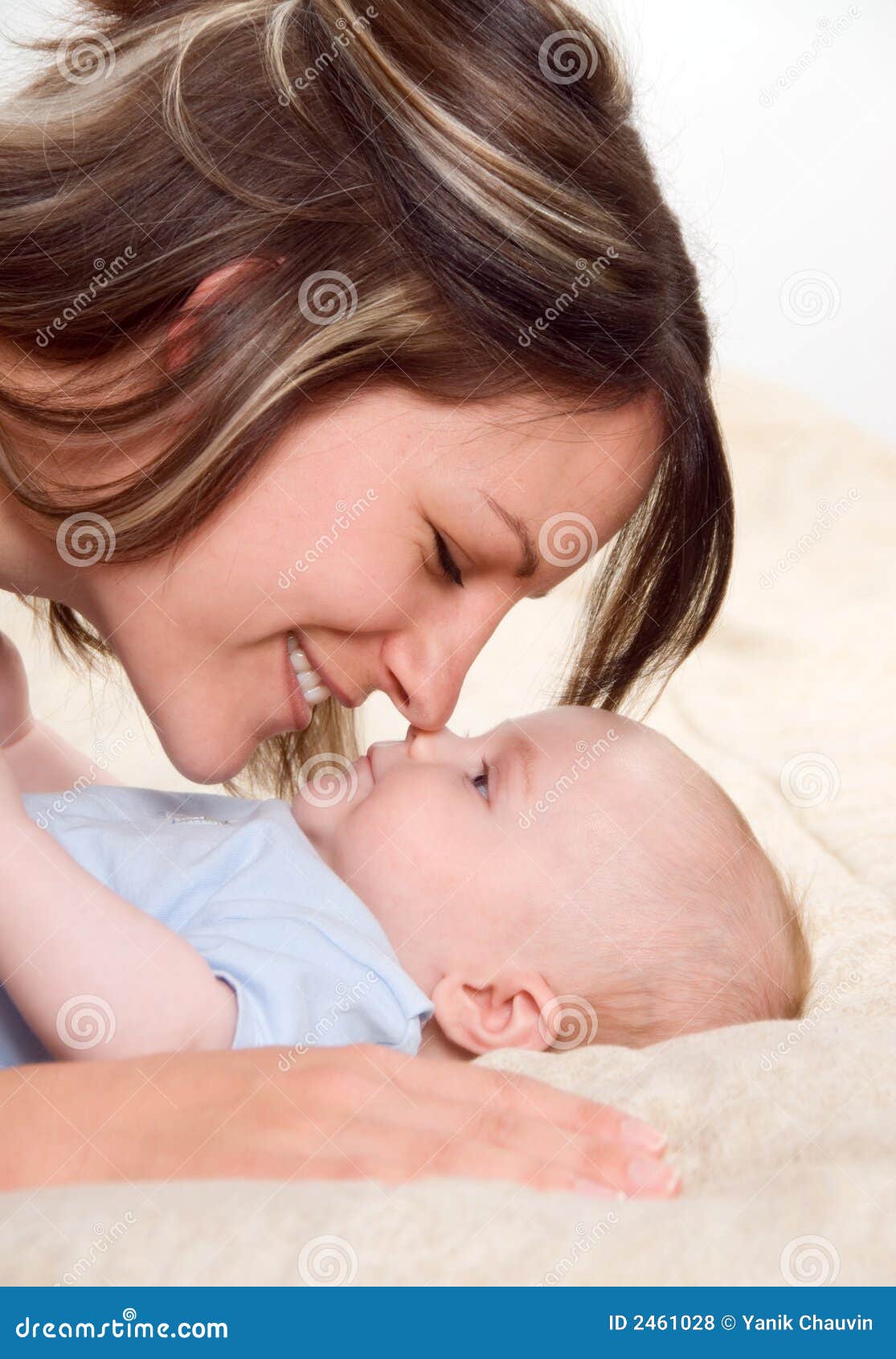 Happy mom stock photo. Image of infant, love, happy, laugh - 2461028
