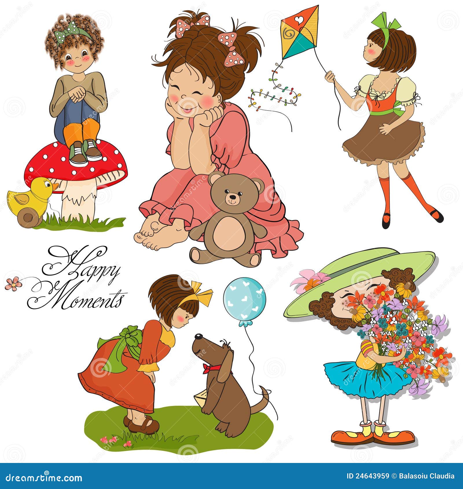 Happy Moments Items Collection Royalty Free Stock Images - Image: 24643959