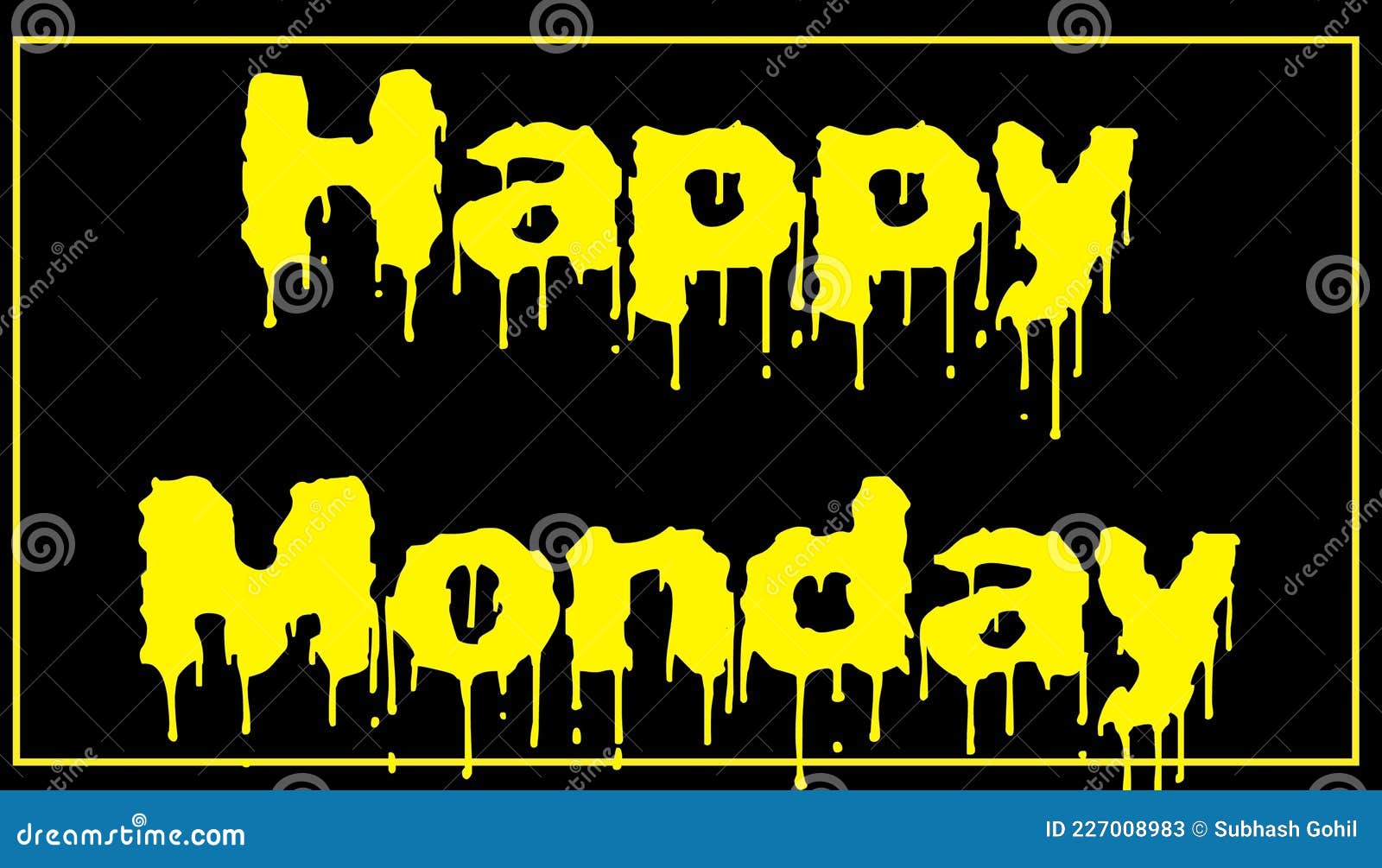 Happy Monday background stock illustration. Illustration of monday ...