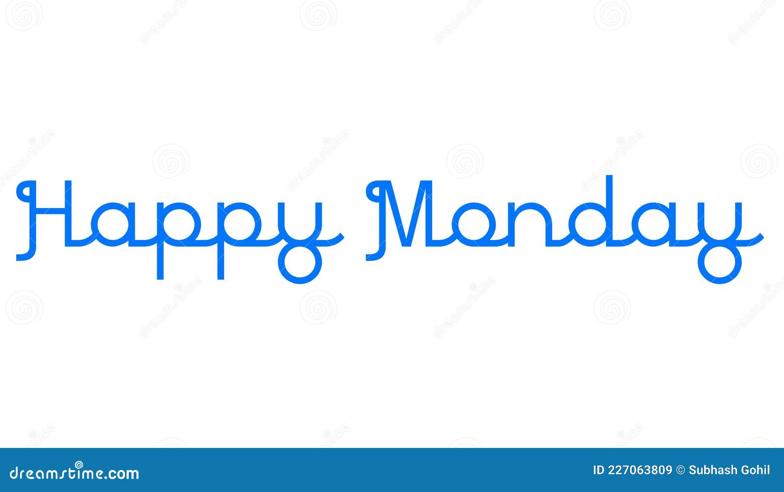 Happy Monday background stock illustration. Illustration of circle ...