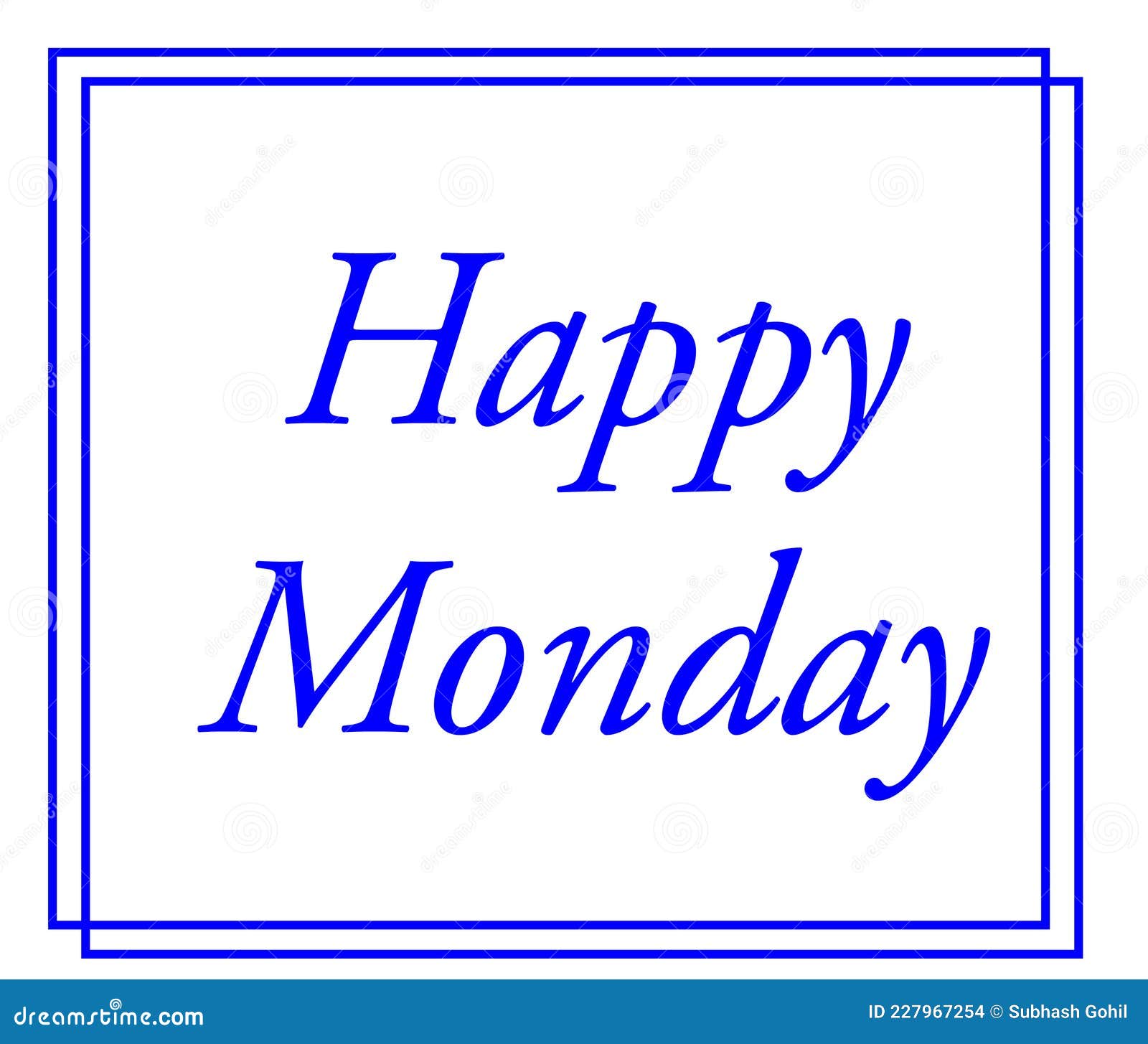 Happy Monday background stock illustration. Illustration of circle ...