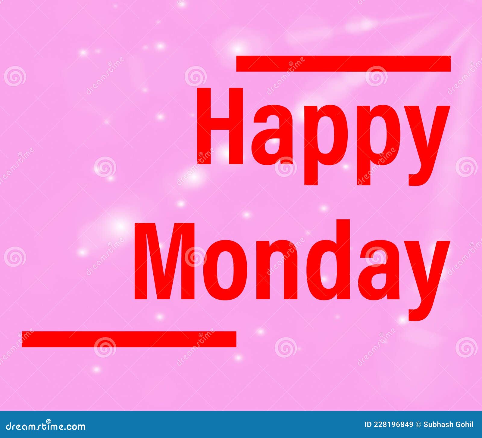 Happy Monday background stock illustration. Illustration of line ...