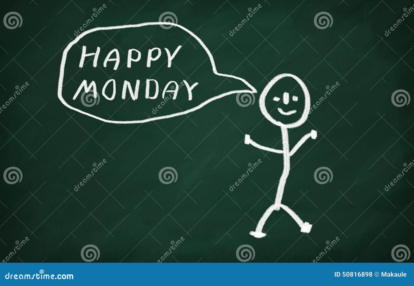 Happy Monday Cartoon Text Clipart Royalty-Free Stock Photo ...