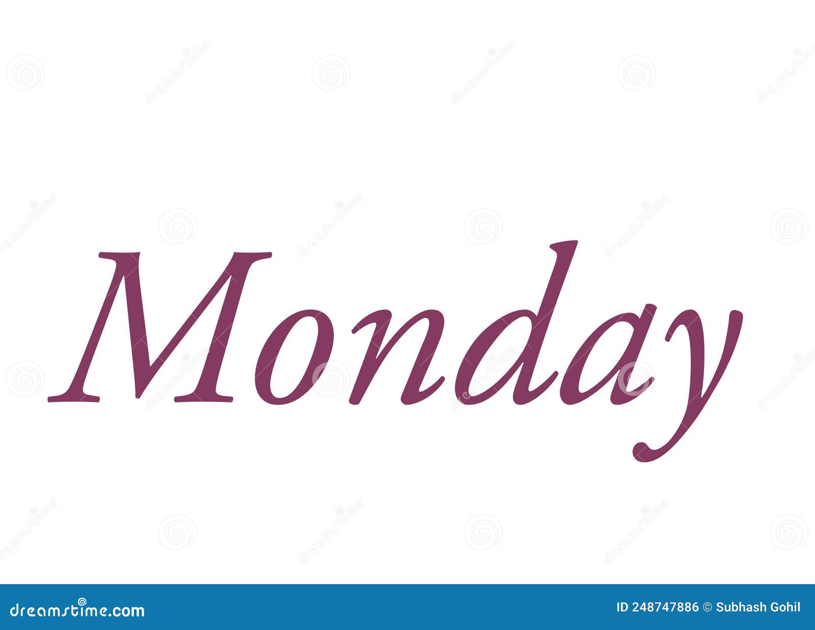 Happy Monday Design White Background Stock Photo - Image of monday ...