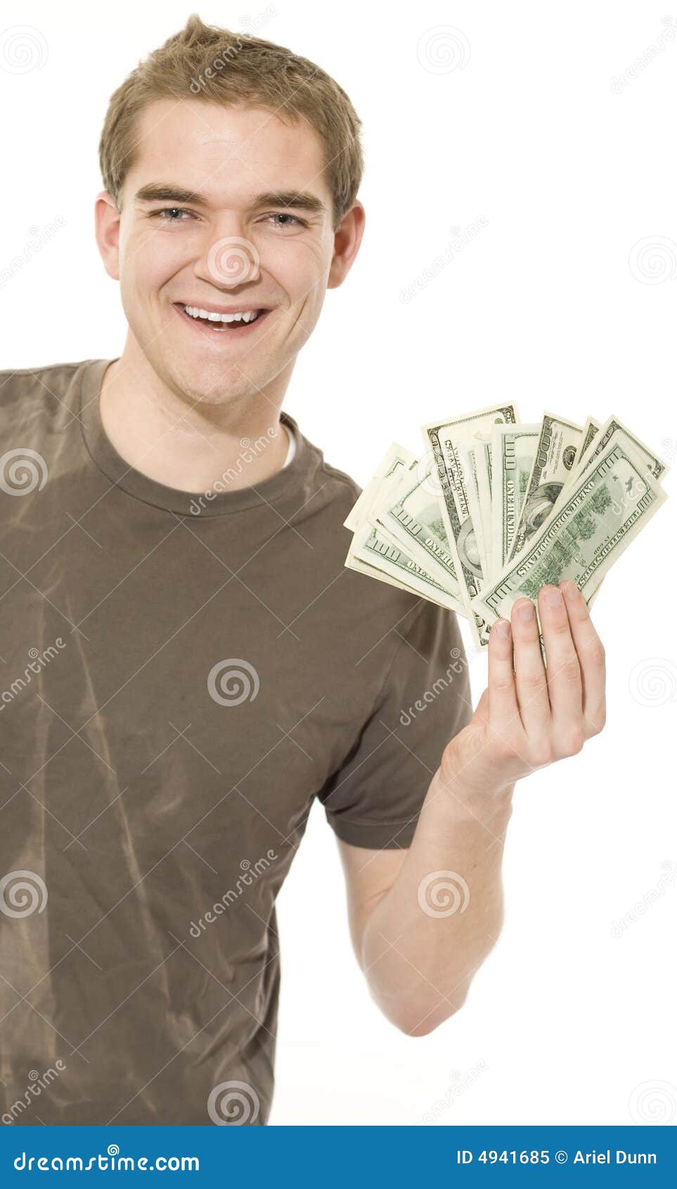 Happy with Money stock image. Image of account, price - 4941685
