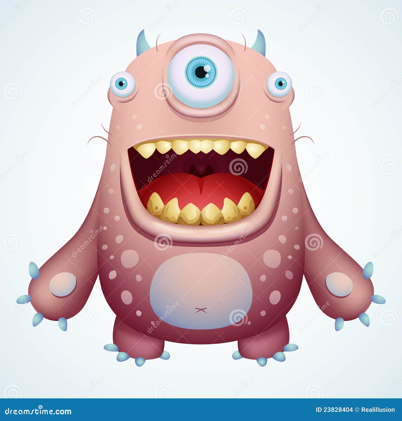 Happy Monster Stock Images - Image: 23828404