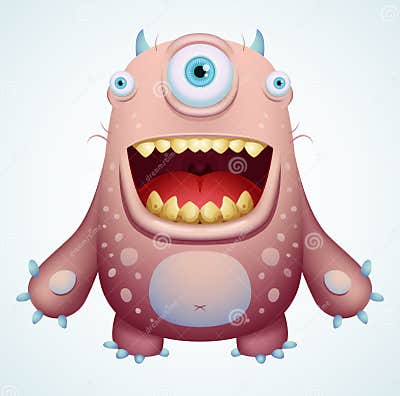 Happy Monster stock vector. Illustration of halloween - 23828404