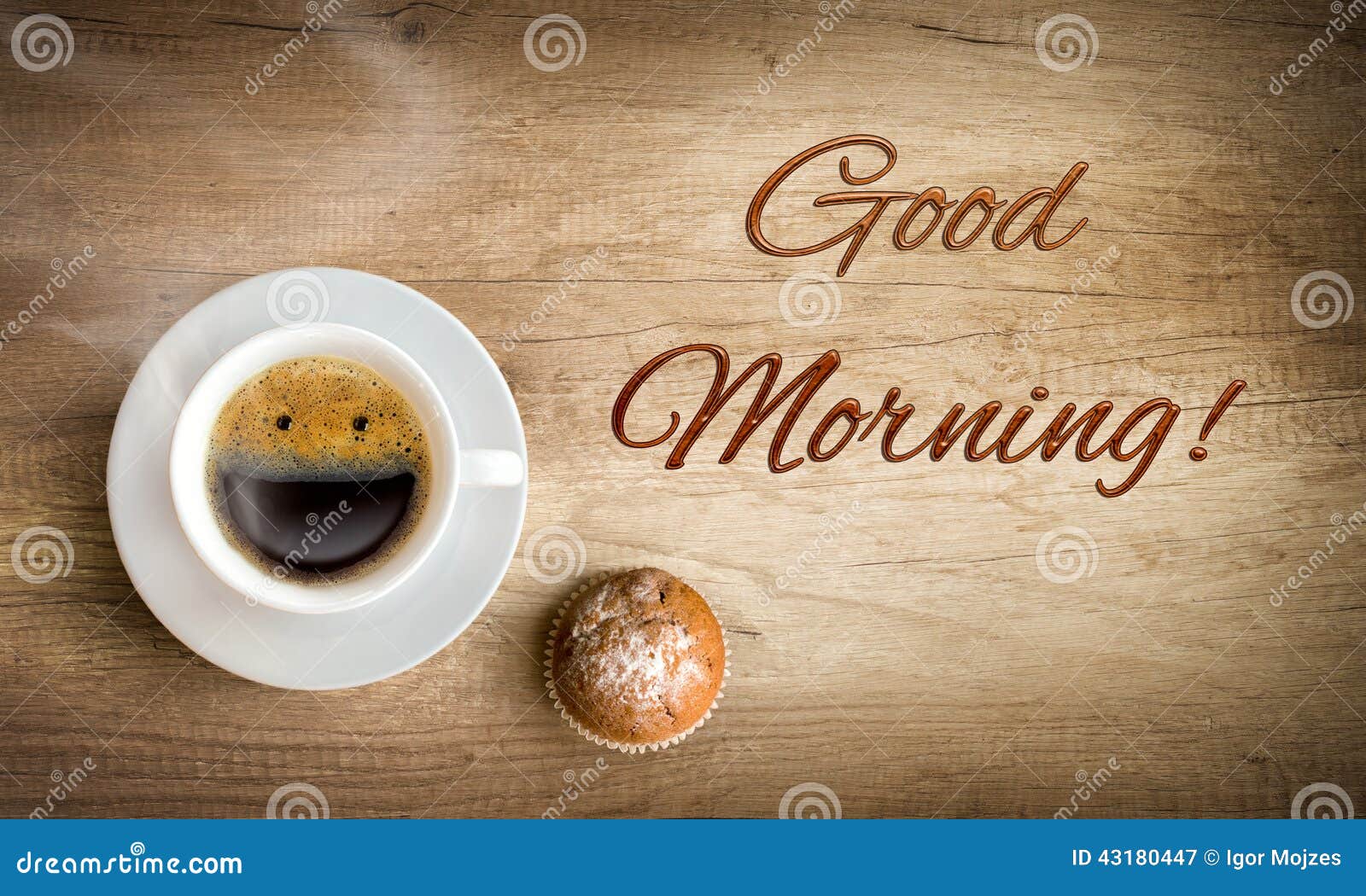 Happy Morning . Life Style Shot Morning Tea With Bakery, Fruits ...