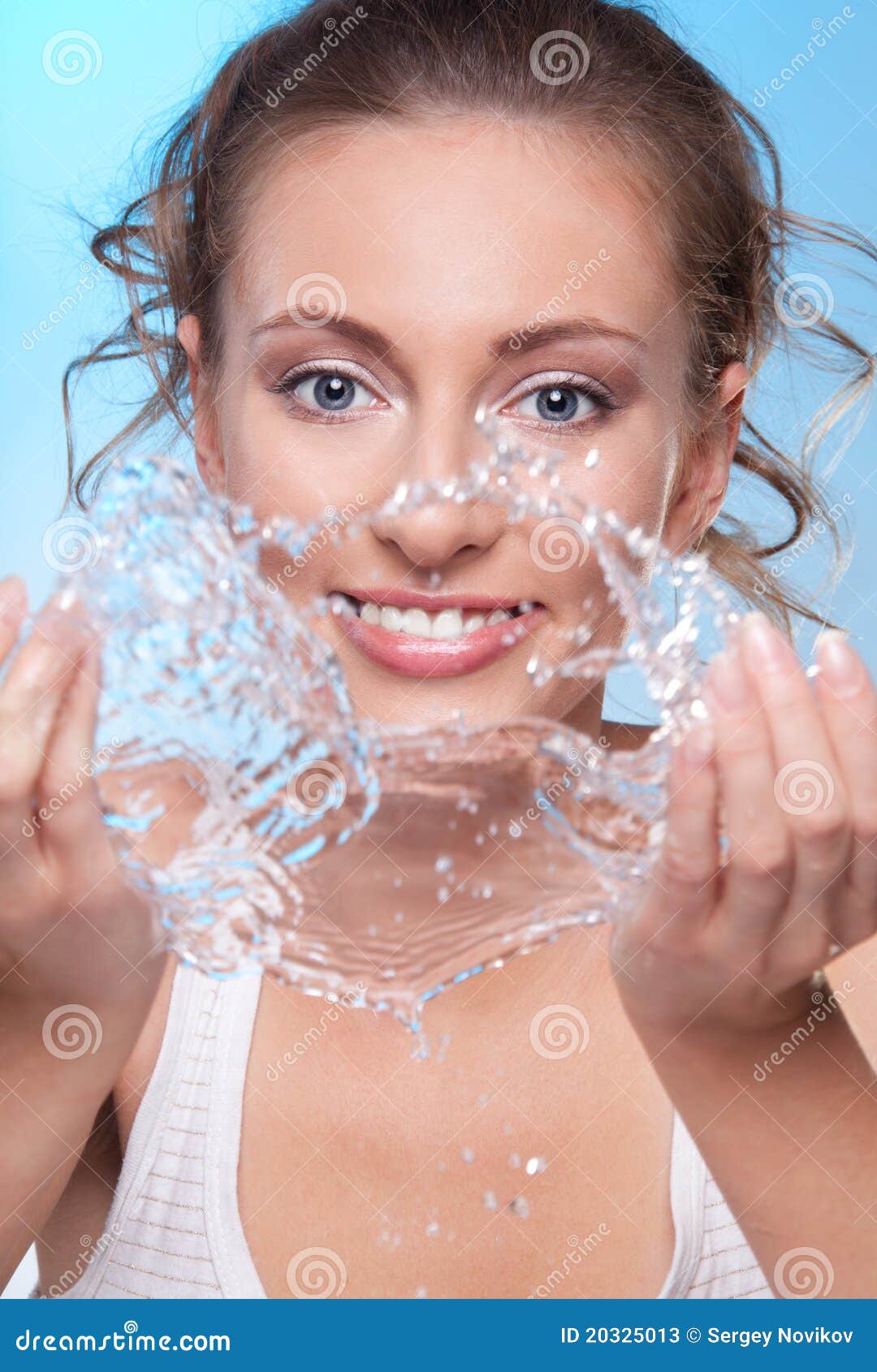 Happy morning face washing stock image. Image of happy - 20325013