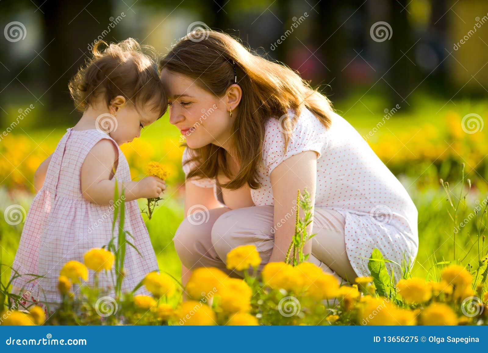 Happy mother stock image. Image of interested, adorable - 13656275