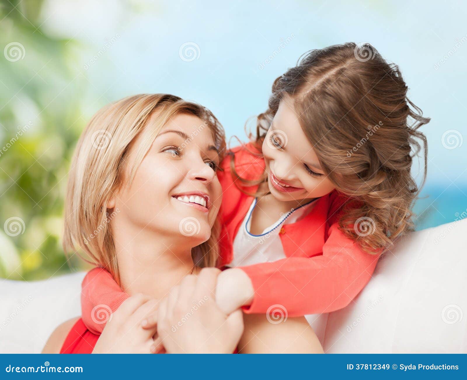 Happy mother and daughter stock image. Image of child - 37812349