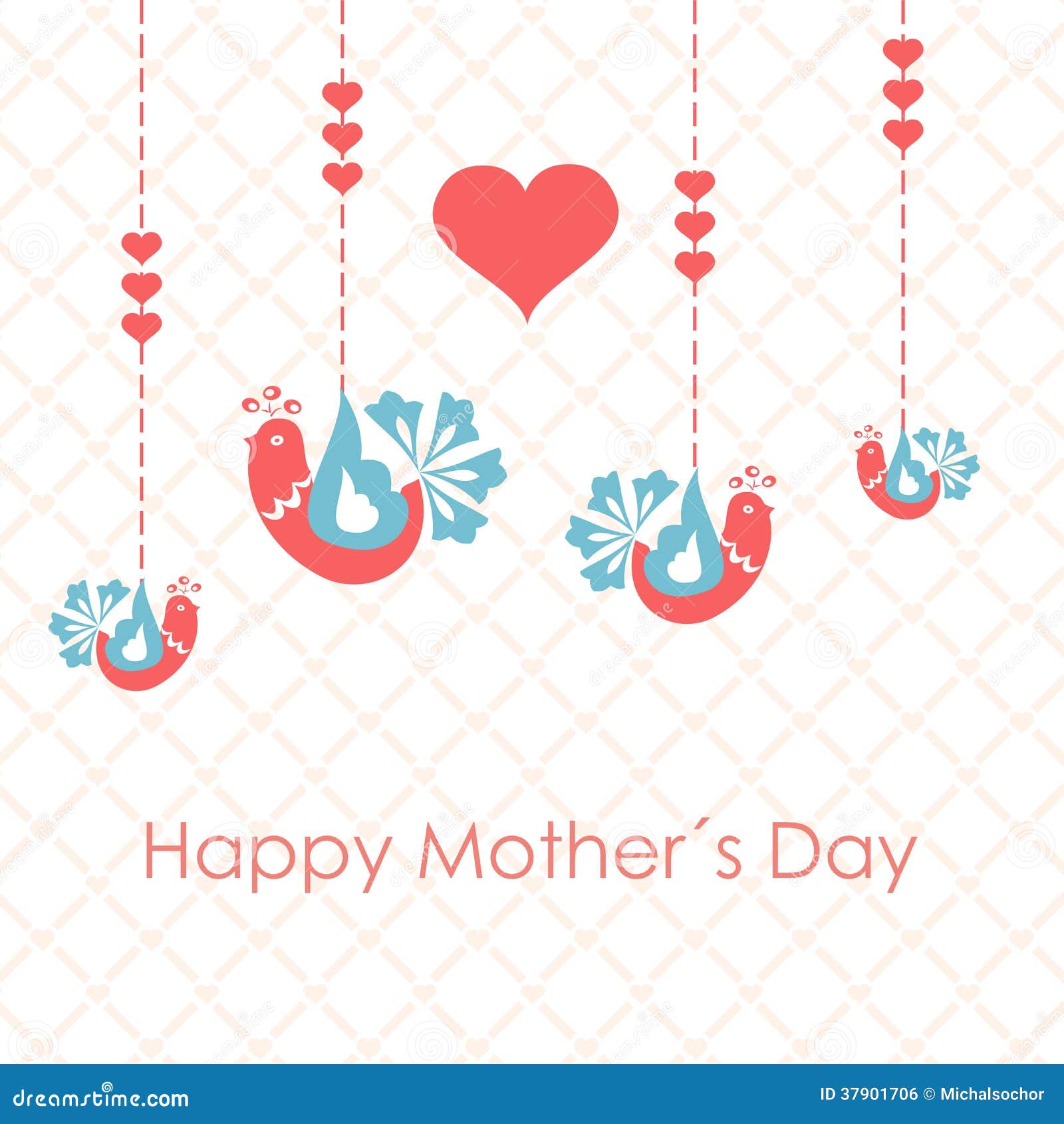 Happy Mother S Day Stock Illustration Illustration Of Invitation