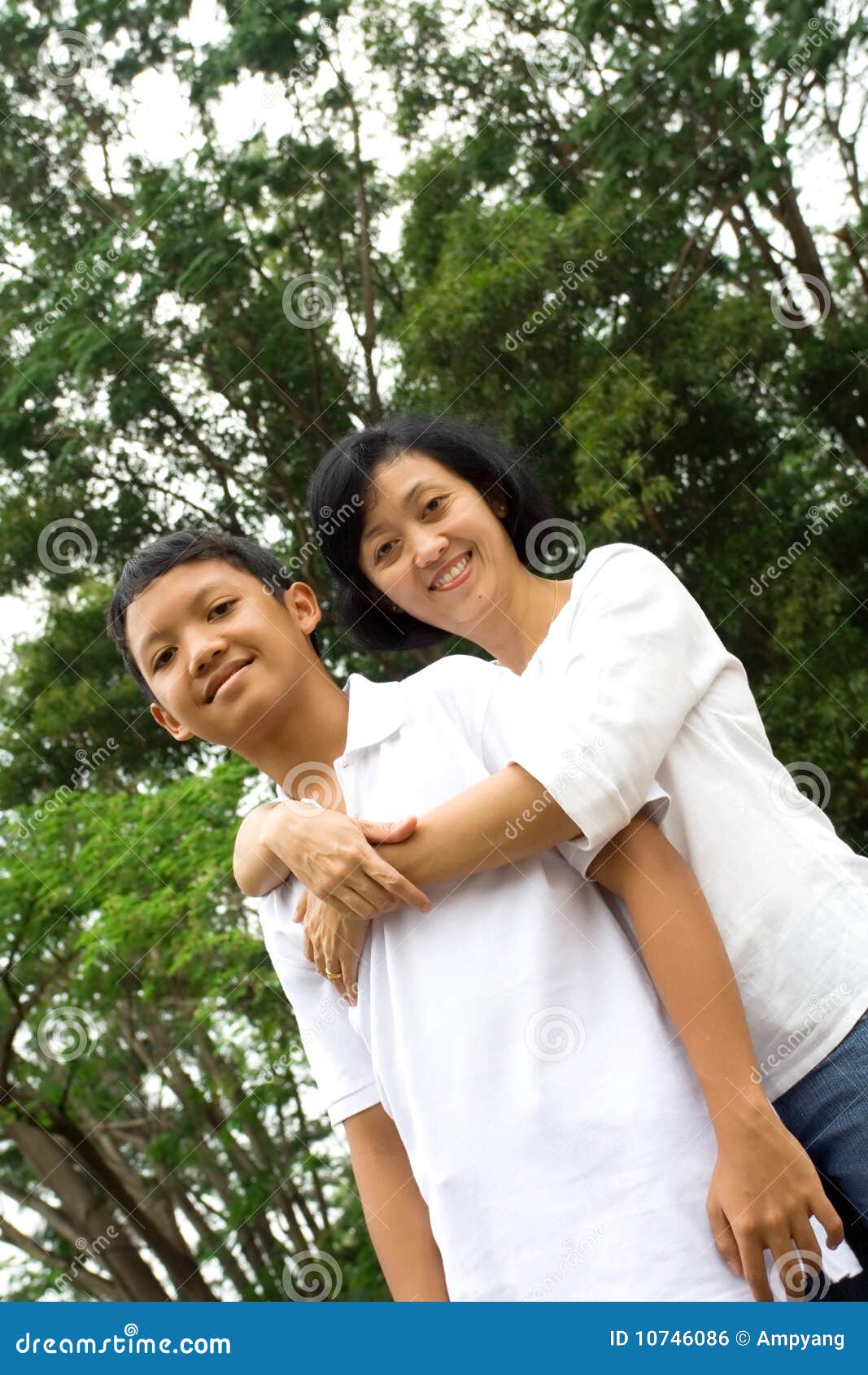 Happy mother and son stock photo. Image of teen, family - 10746086