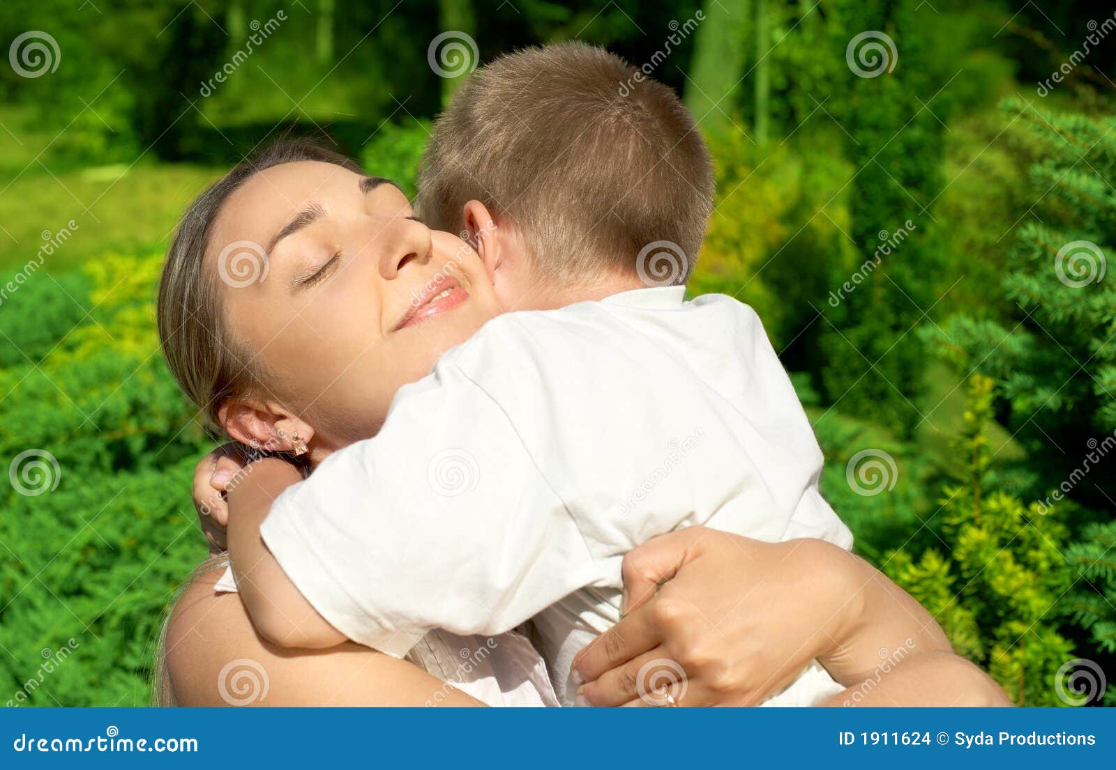 Happy mother with son stock photo. Image of cheerful, happy - 1911624
